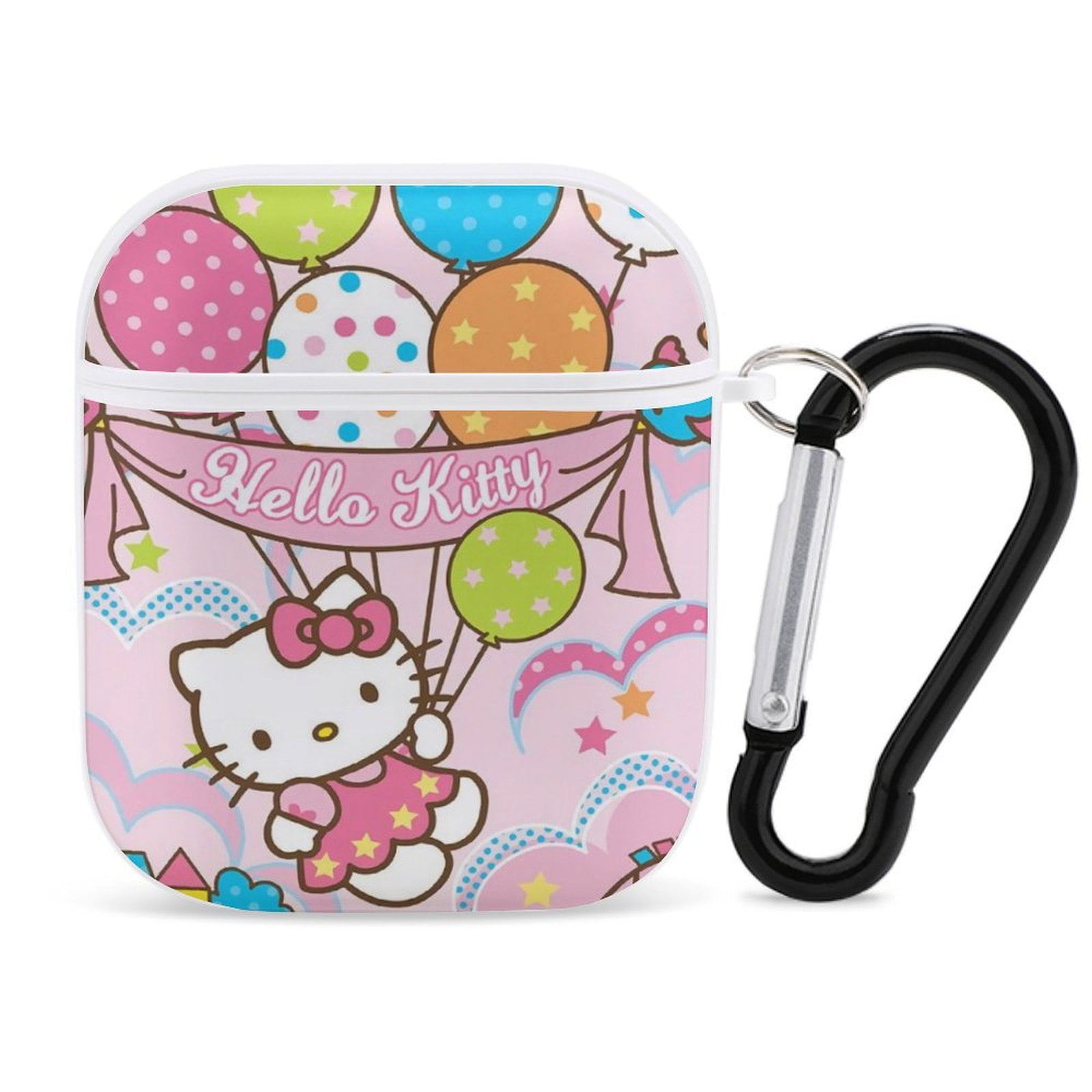 for AirPods 2nd & 1st Generation Case Cover,Hello Kitty Balloon AirPod ...