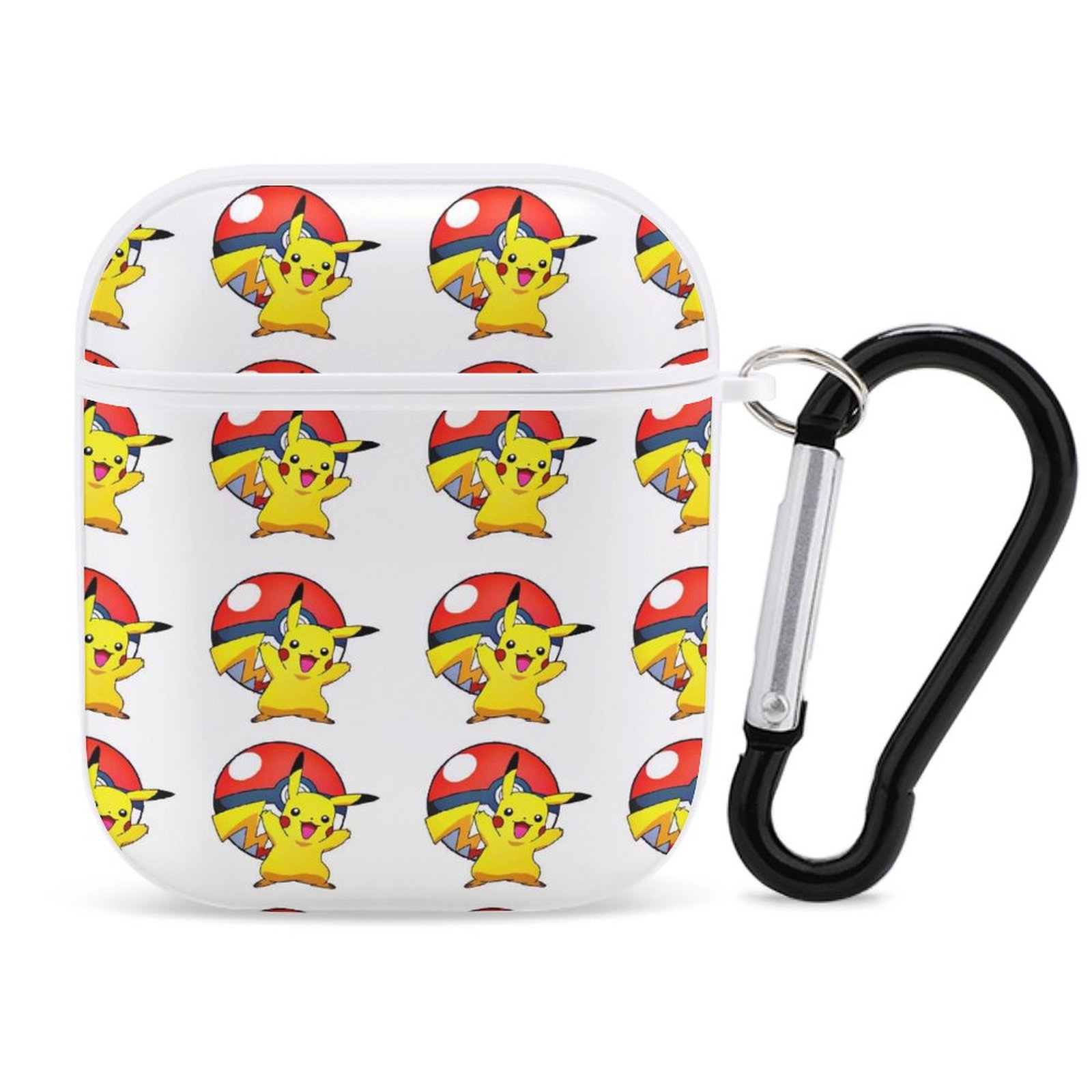for AirPods 2nd & 1st Generation Case Cover,Pokémon Pikachu Ball ...