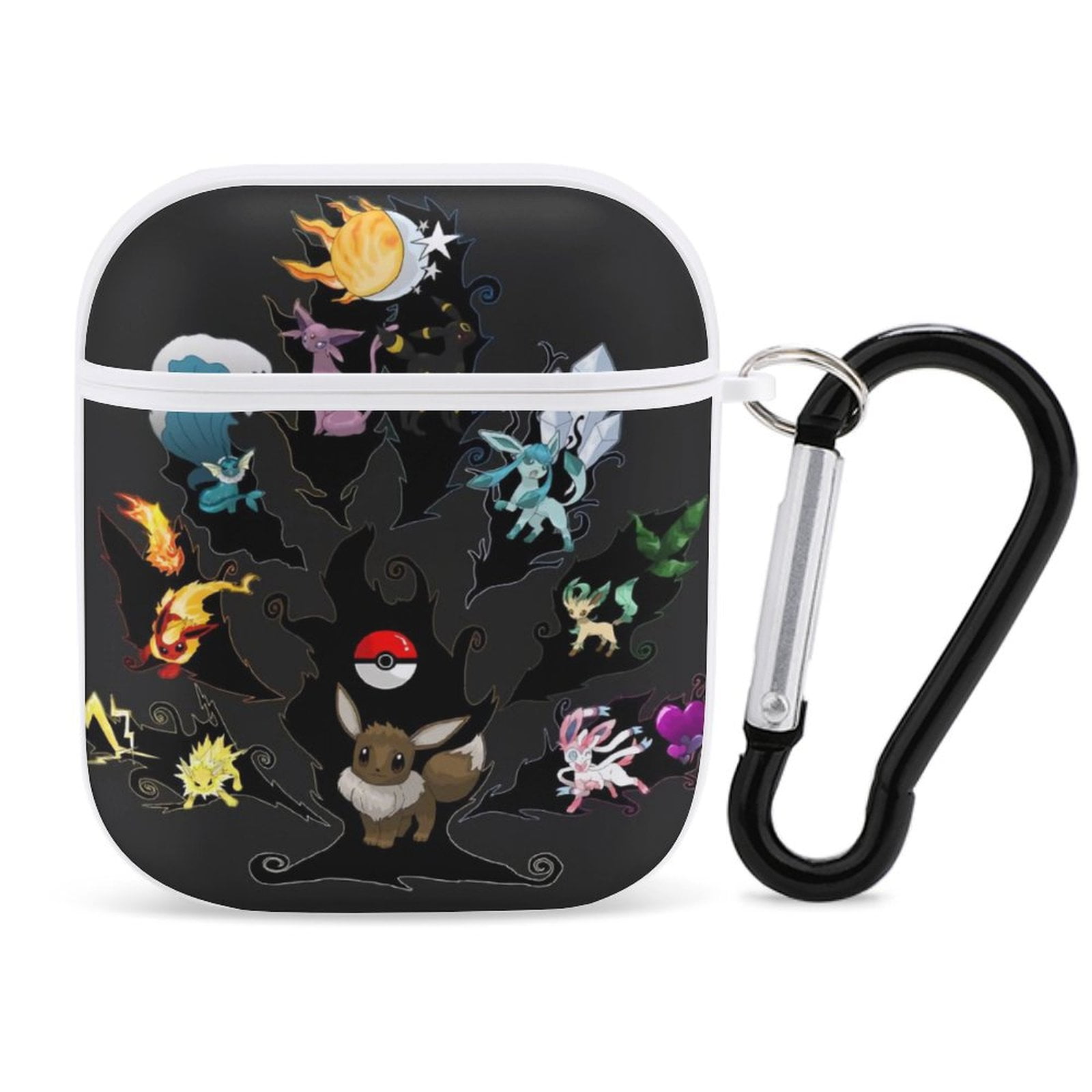 for AirPods 2nd & 1st Generation Case Cover,Pokémon Pikachu Eevee ...