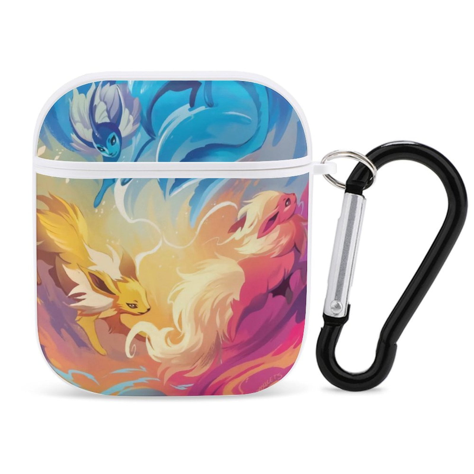 for AirPods 2nd & 1st Generation Case Cover,Pokémon Pikachu Eevee ...