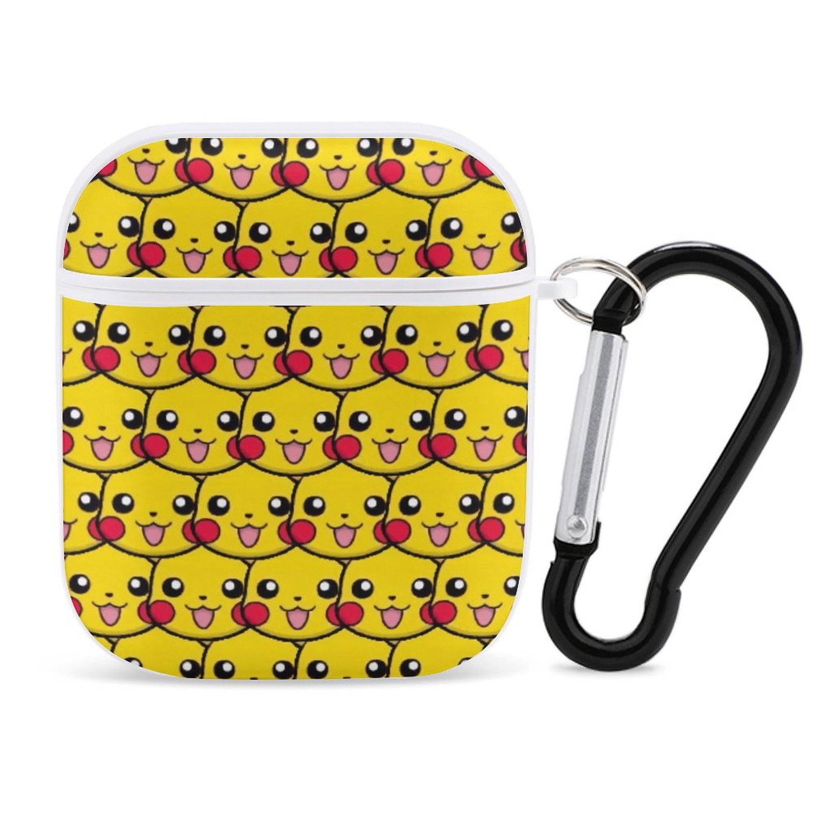 for AirPods 2nd & 1st Generation Case Cover,Pokémon Pikachu Face AirPod ...