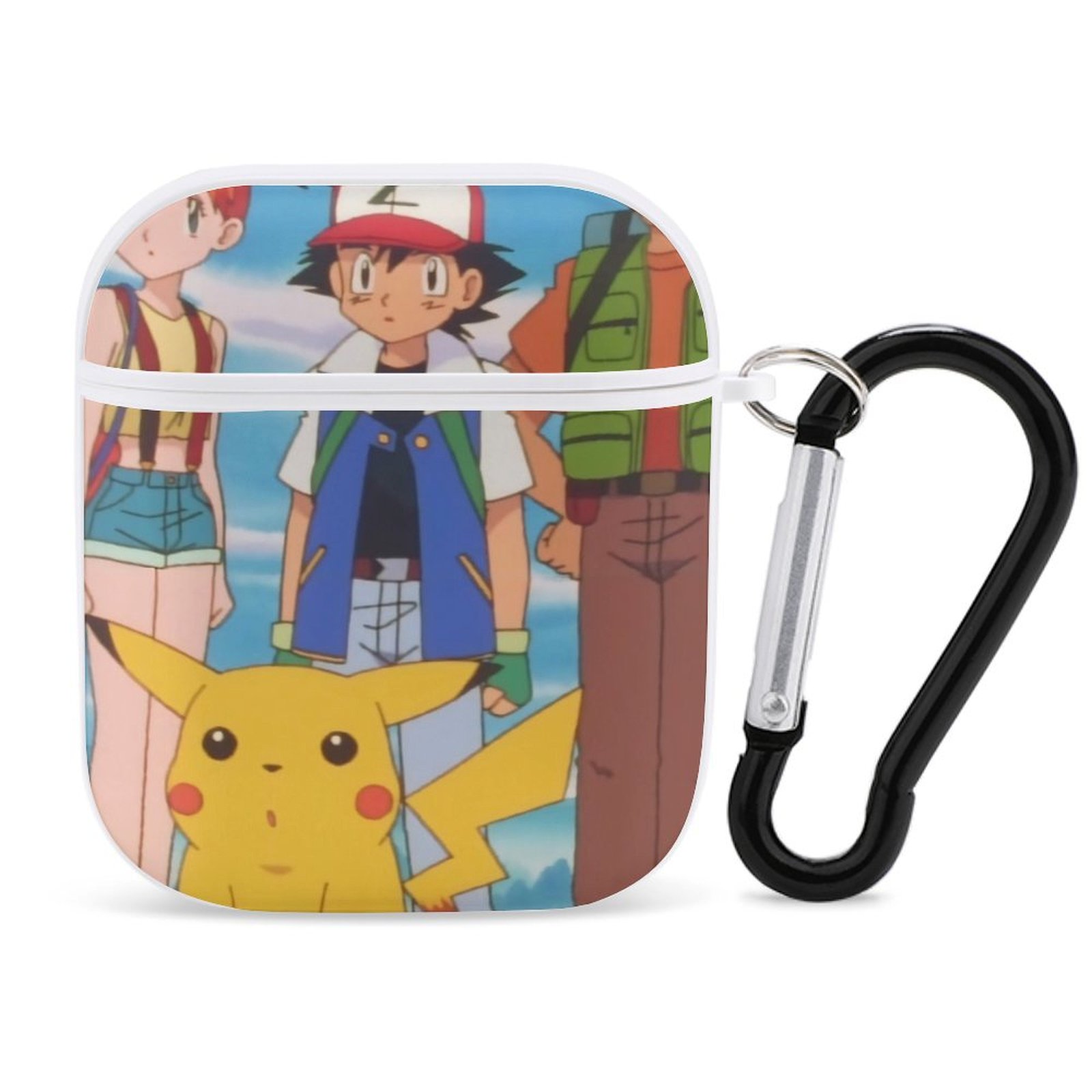 for AirPods 2nd & 1st Generation Case Cover,Pokemon And Ash Friends ...