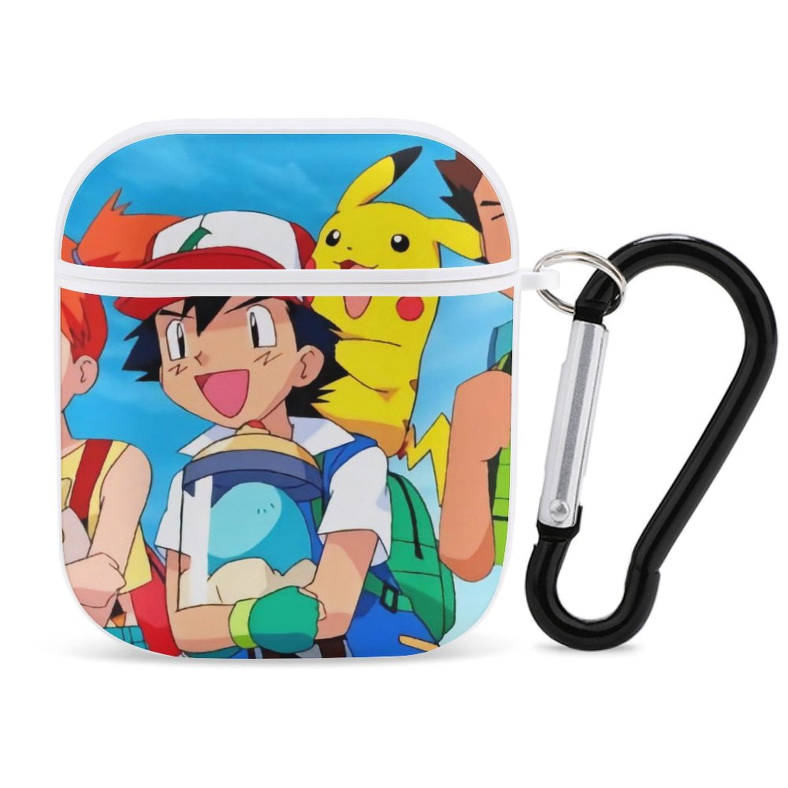 for AirPods 2nd & 1st Generation Case Cover,Pokemon And Ash Friends ...