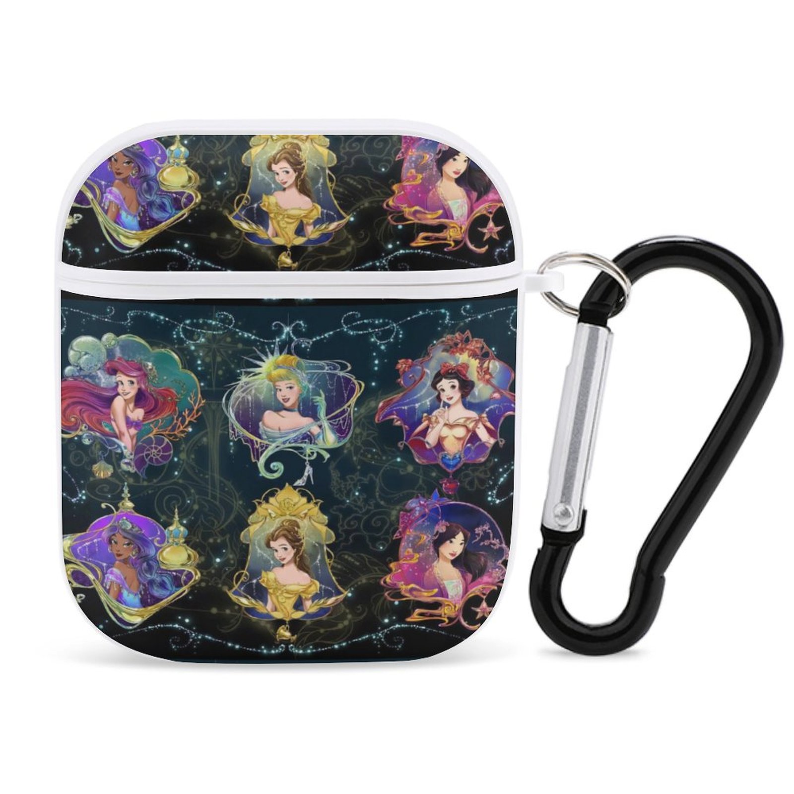 for AirPods 2nd & 1st Generation Case Cover,Princess Magical Print ...