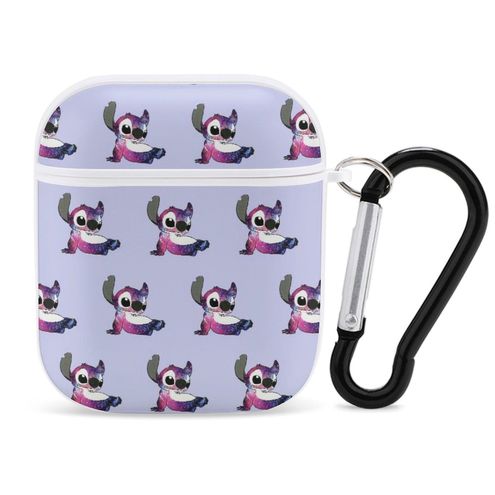 for AirPods 2nd & 1st Generation Case Cover,Purple Starry Sky Stitch ...