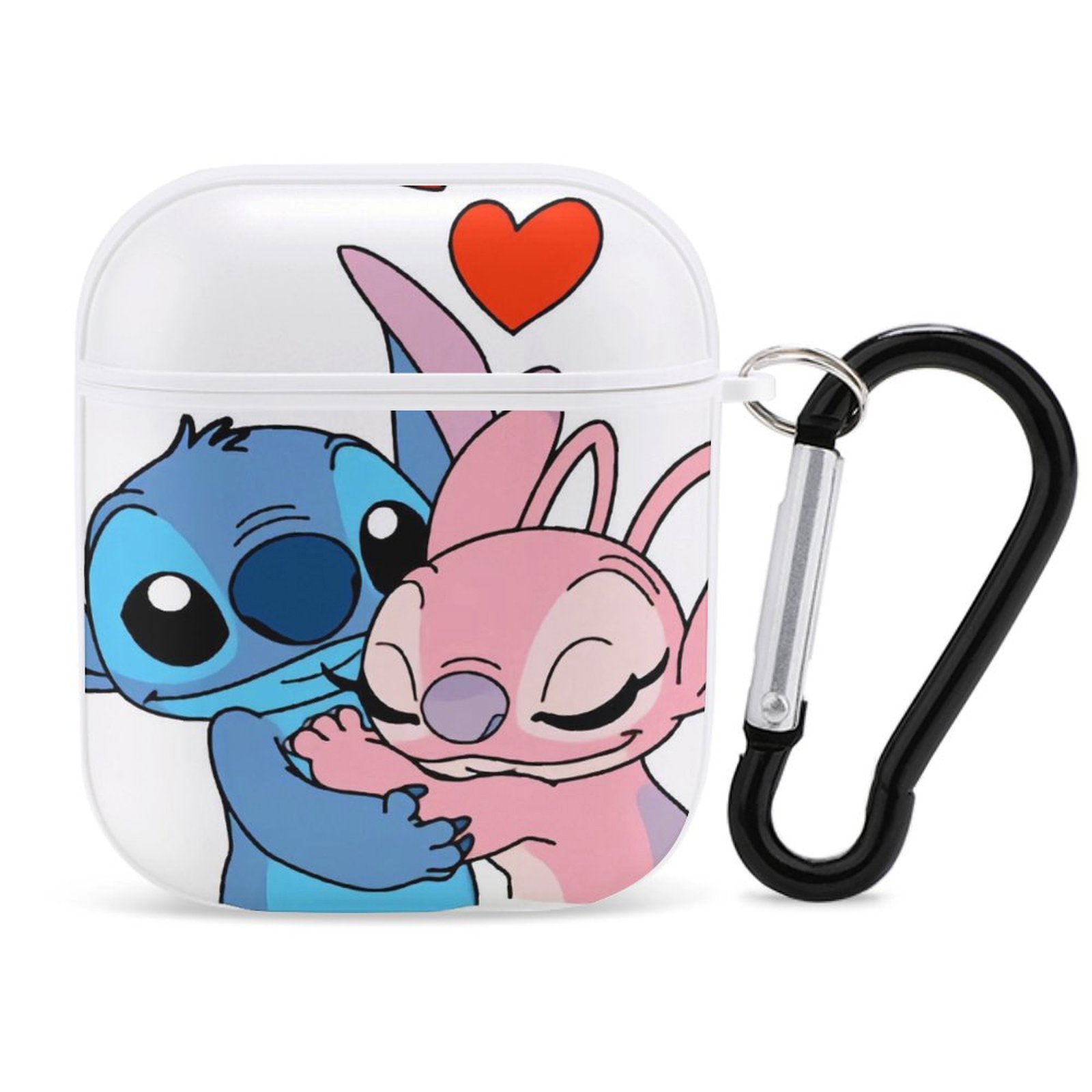 for AirPods 2nd & 1st Generation Case Cover,Stitch And Angela Hug ...