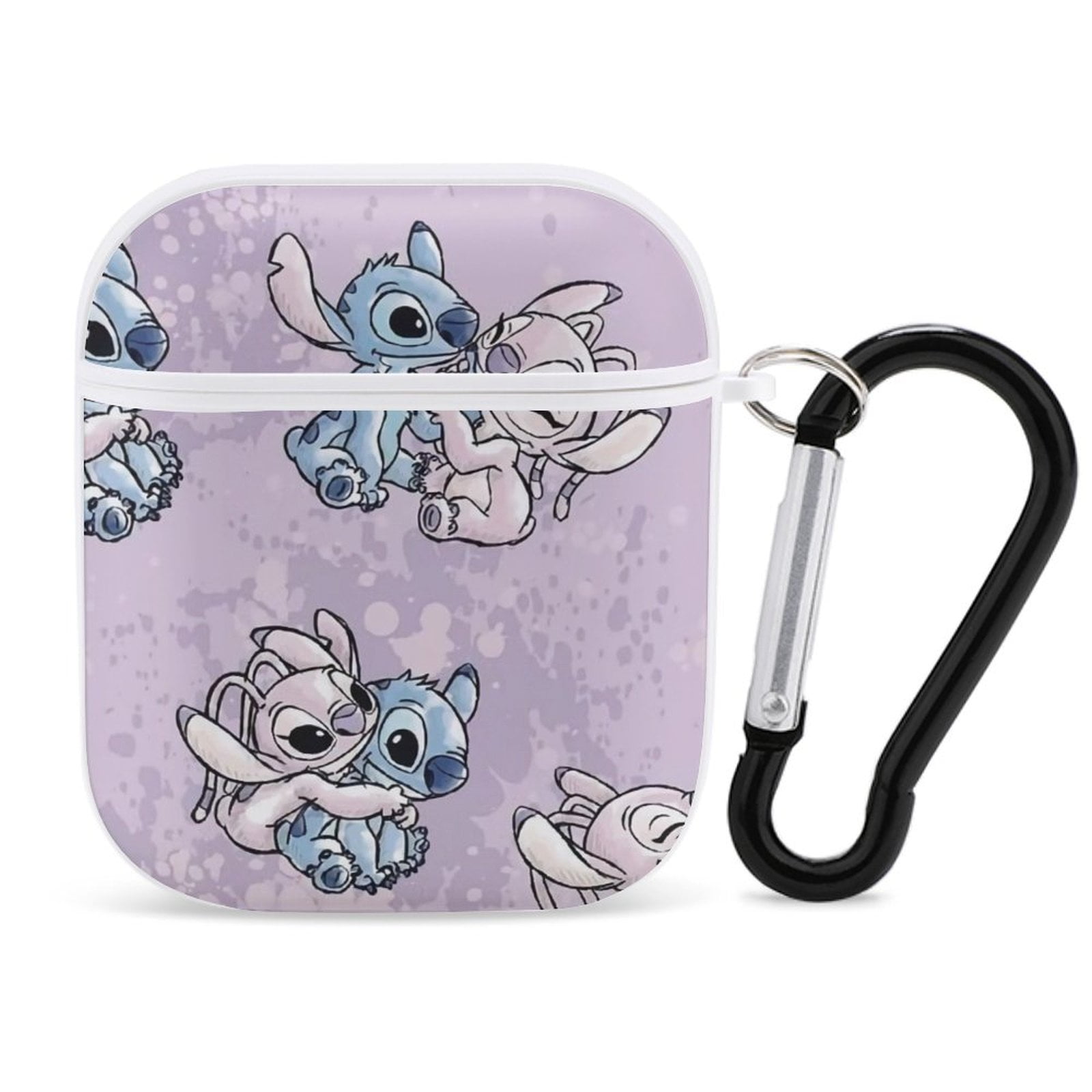 for AirPods 2nd & 1st Generation Case Cover,Stitch And Angela Hug ...