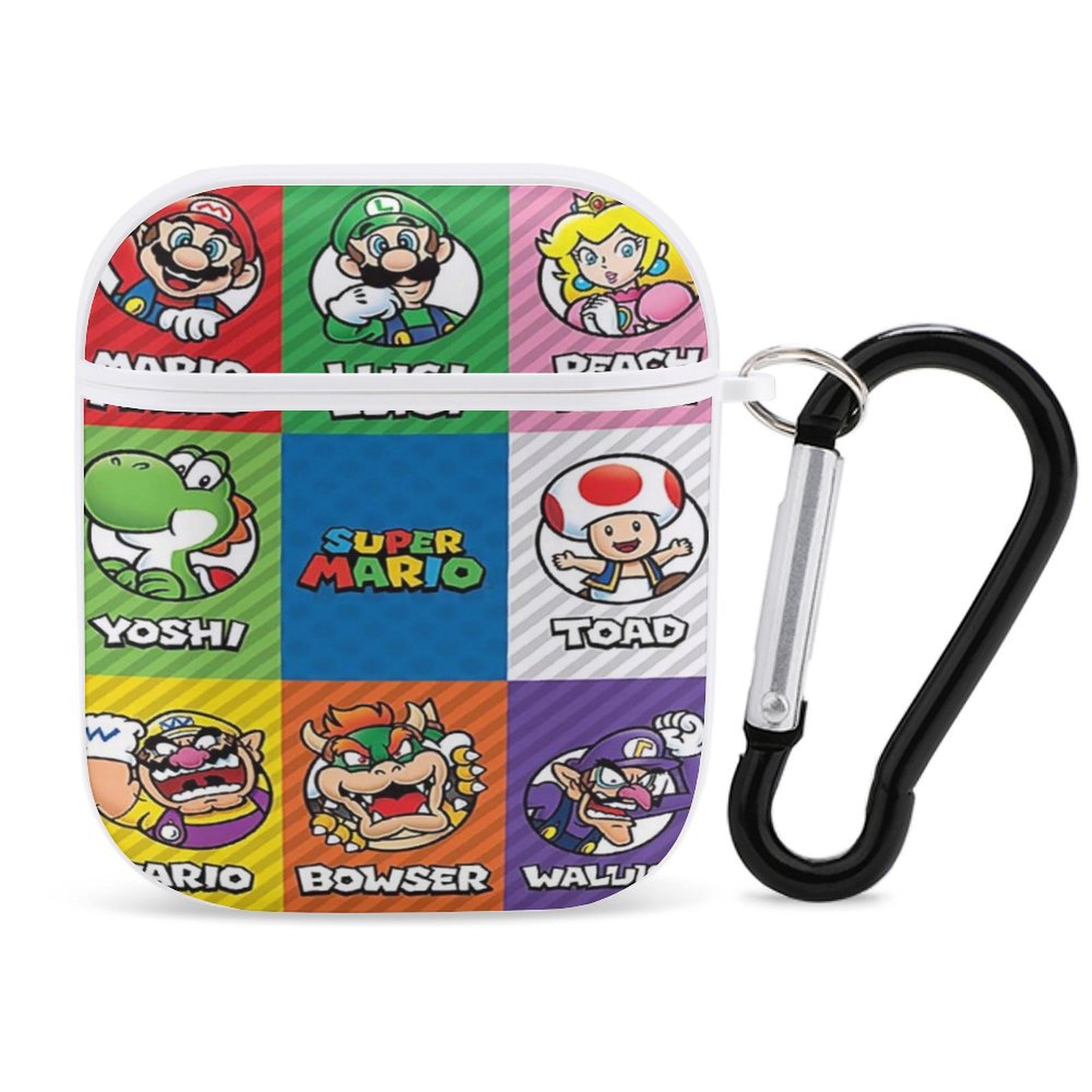 for AirPods 2nd & 1st Generation Case Cover,Super Mario Characters ...