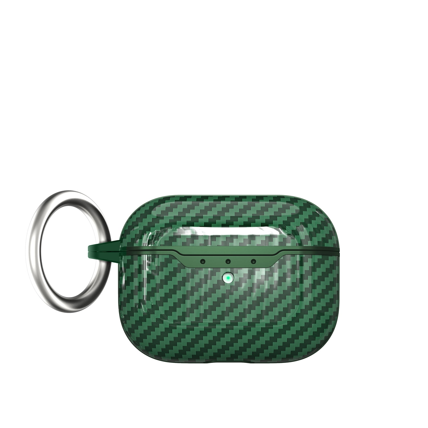 AirPods 4 Case with Keychain, Allytech Carbon Fiber Wireless Charging ...