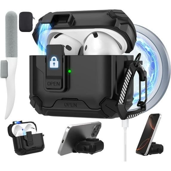 for AirPods 4 Protective Case 2024, AirPods 4th Generation Protective ...