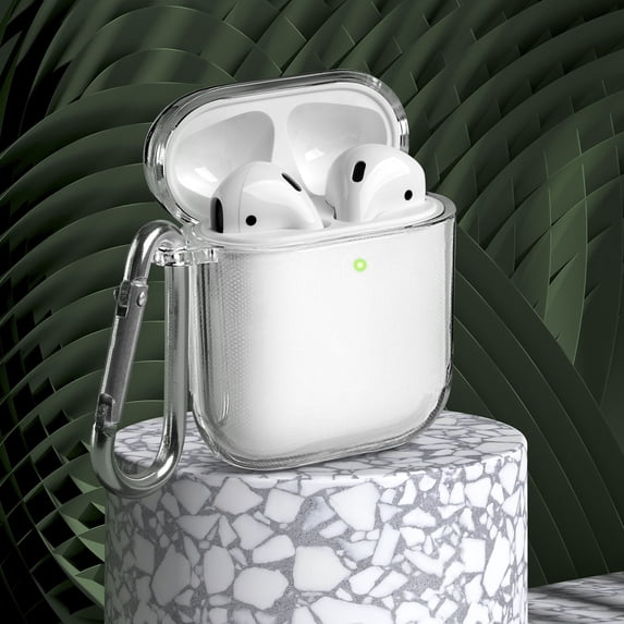 AirPods Case Clear [Front LED Visible], GMYLE TPU Protective Shockproof ...