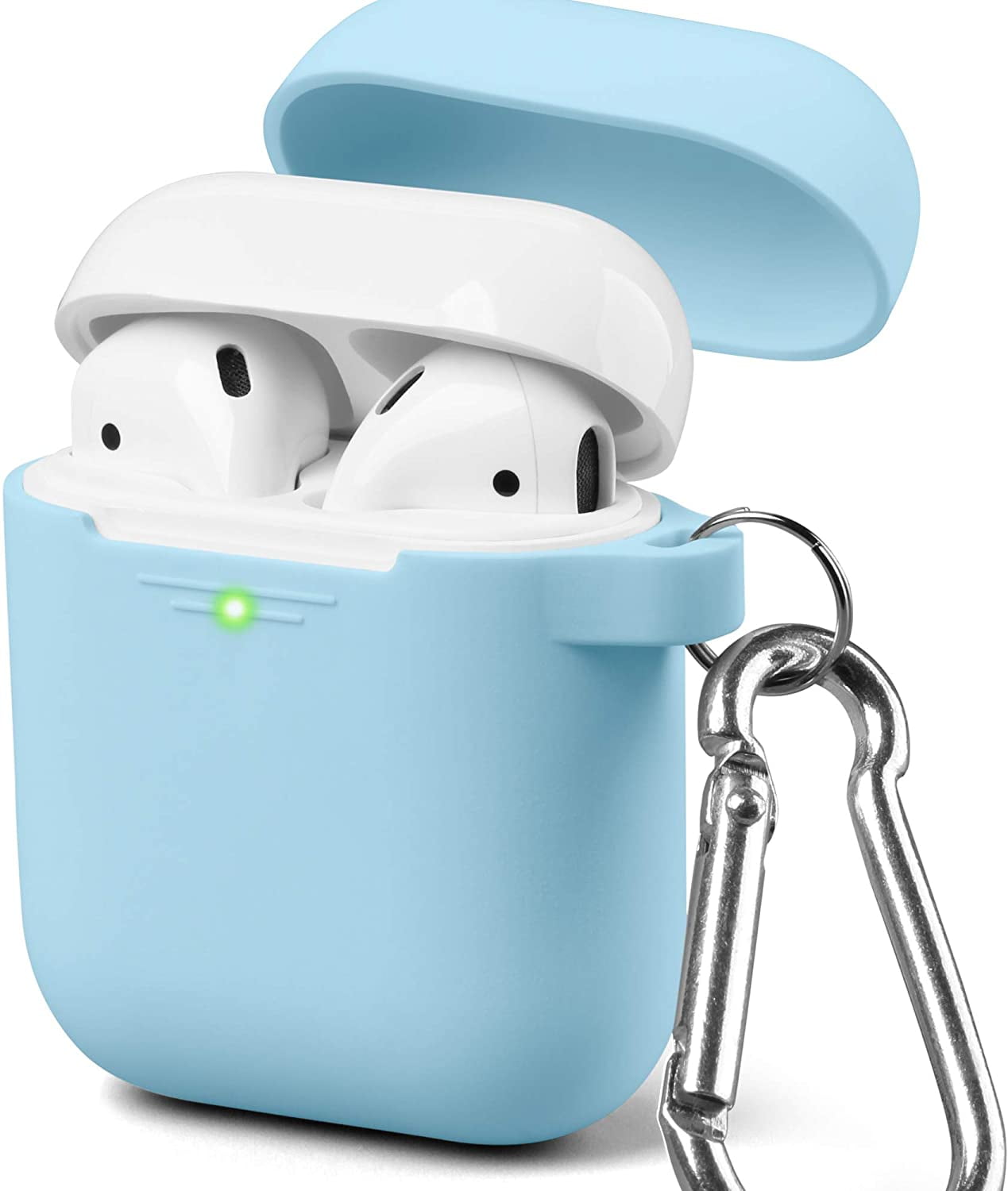 AirPods Case Co-ords Hingeless [Front LED Visible], GMYLE Silicone ...