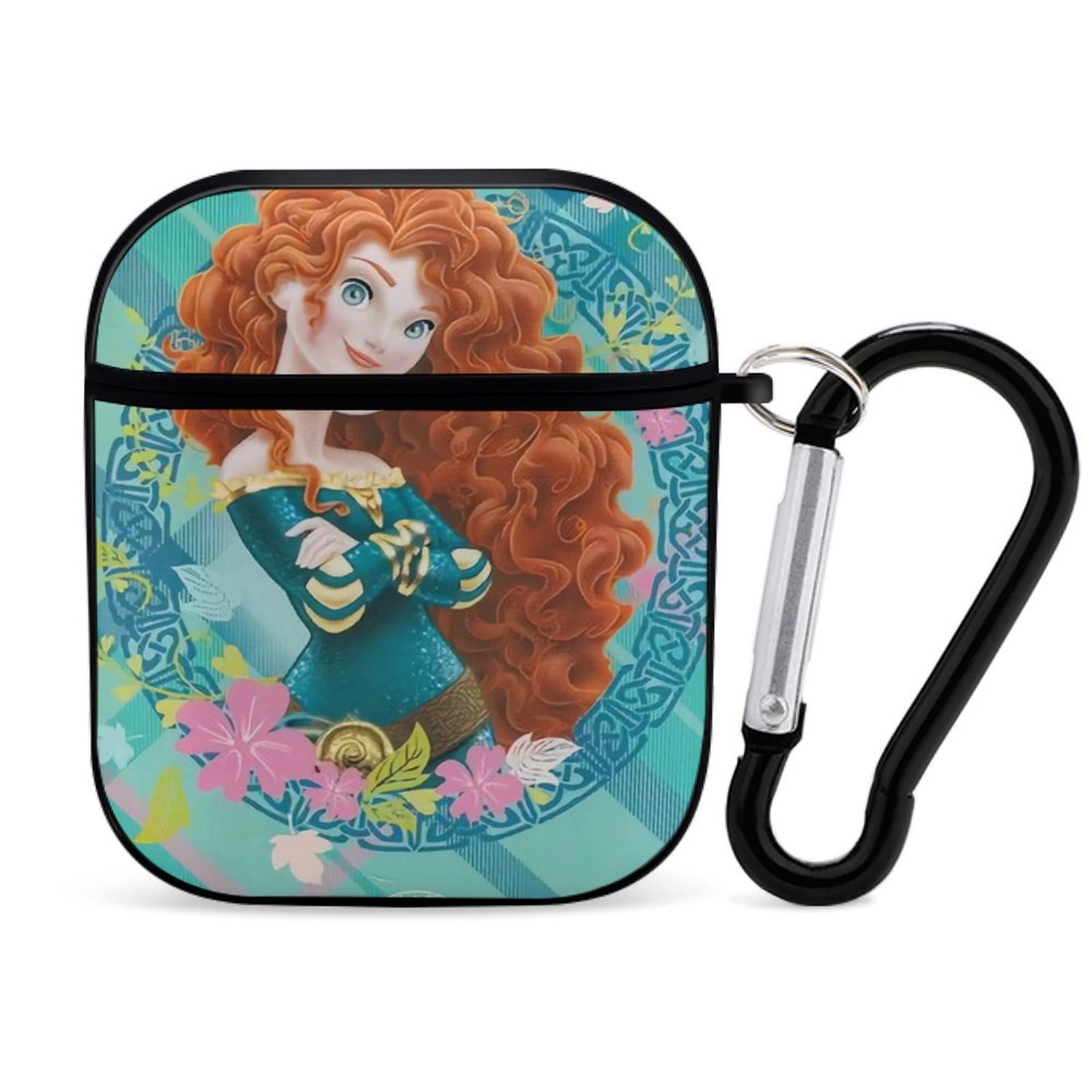 for AirPods Case Cover,Disney-Brave Merida Grid Poster Airpod Case,PC ...