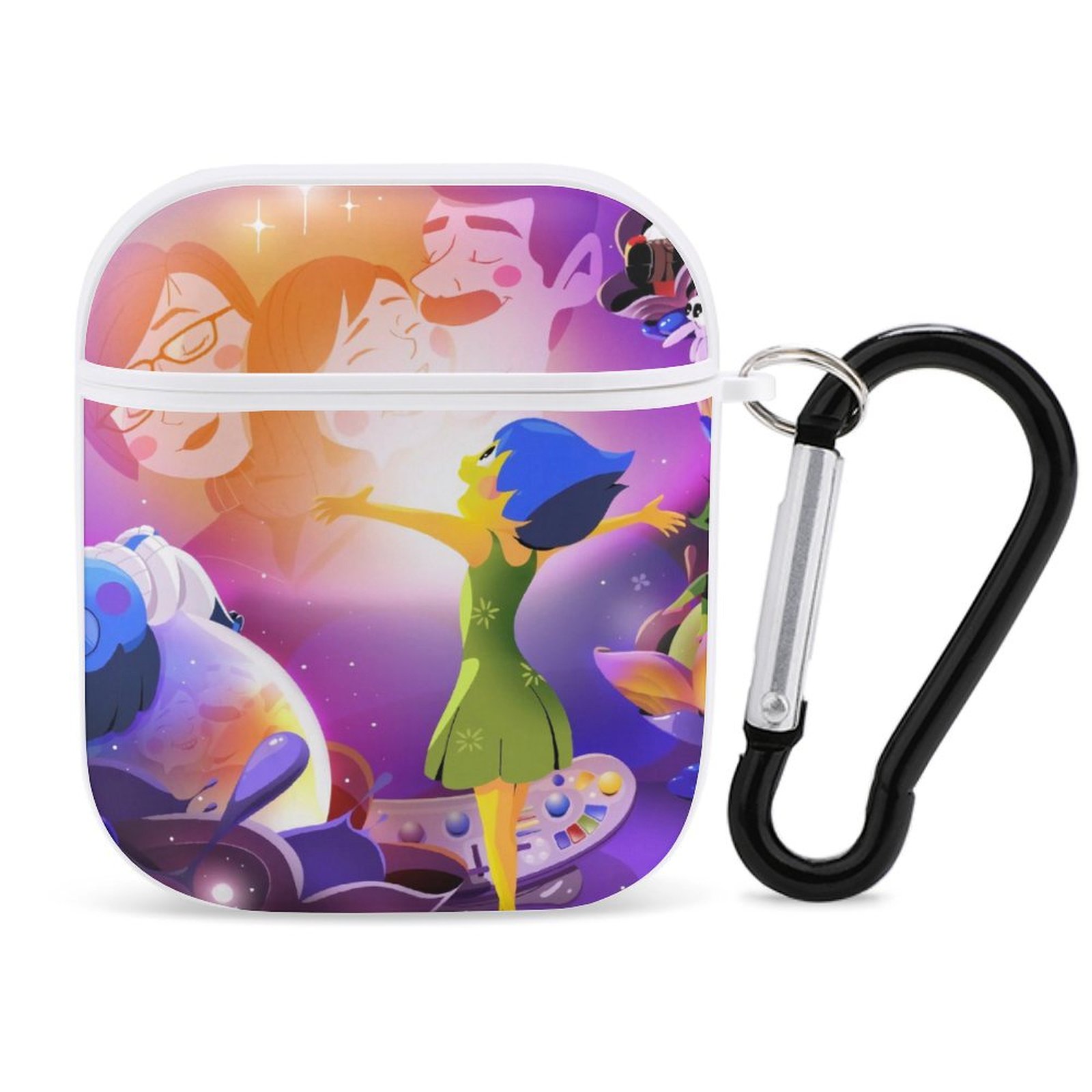 for AirPods Case Cover,Disney-Inside Out Joy Airpod Case with Carabiner ...