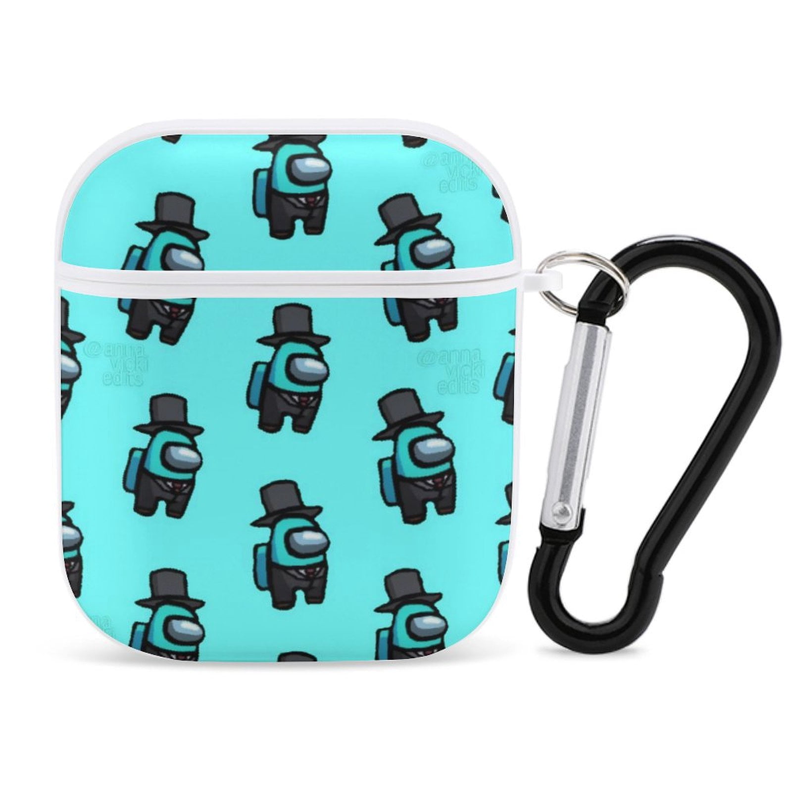 for AirPods Case Cover,Gaming Among-Us Airpod Case with Carabiner,PC ...