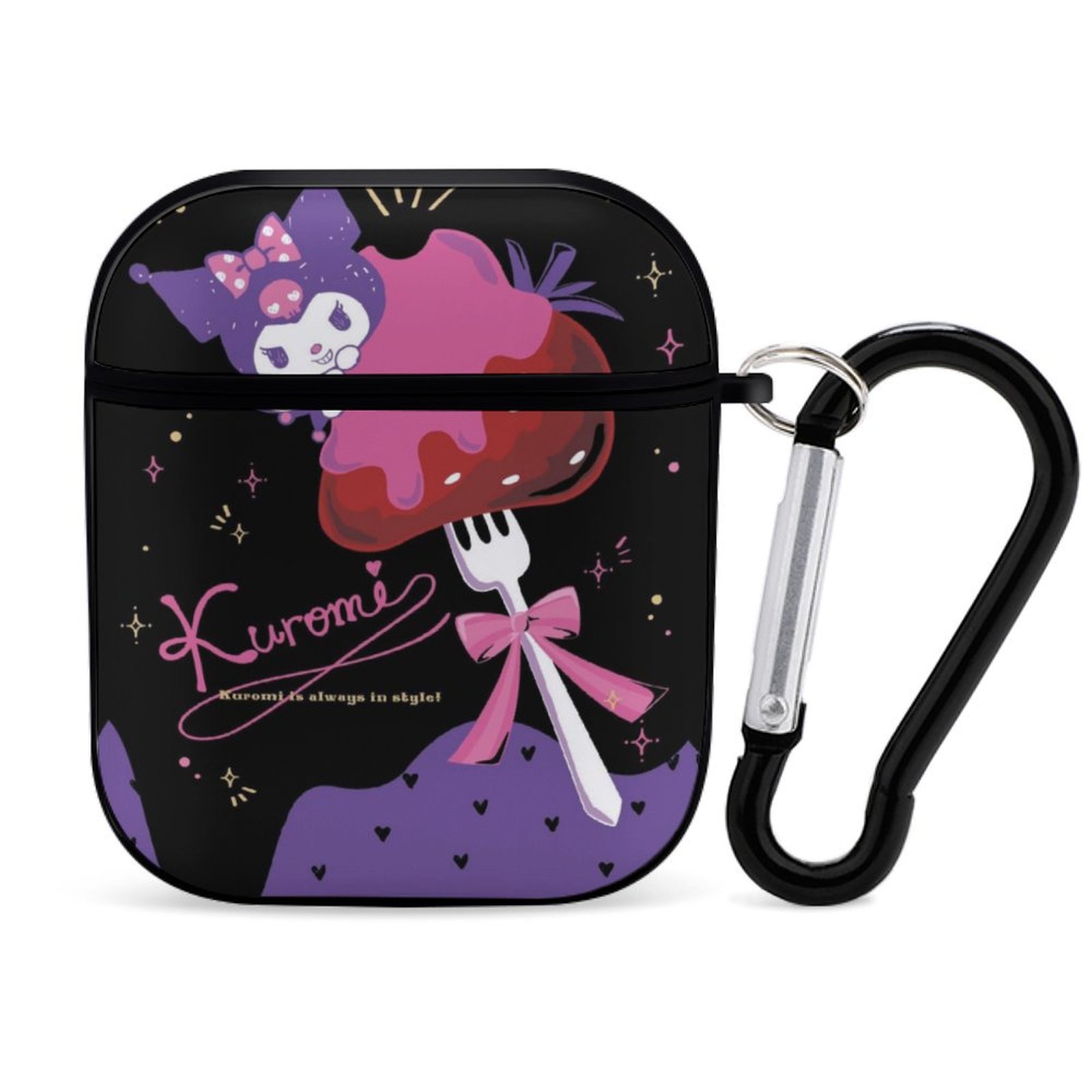 for AirPods Case Cover,Kuromi Lollipop Airpod Case,PC Hard Shell ...