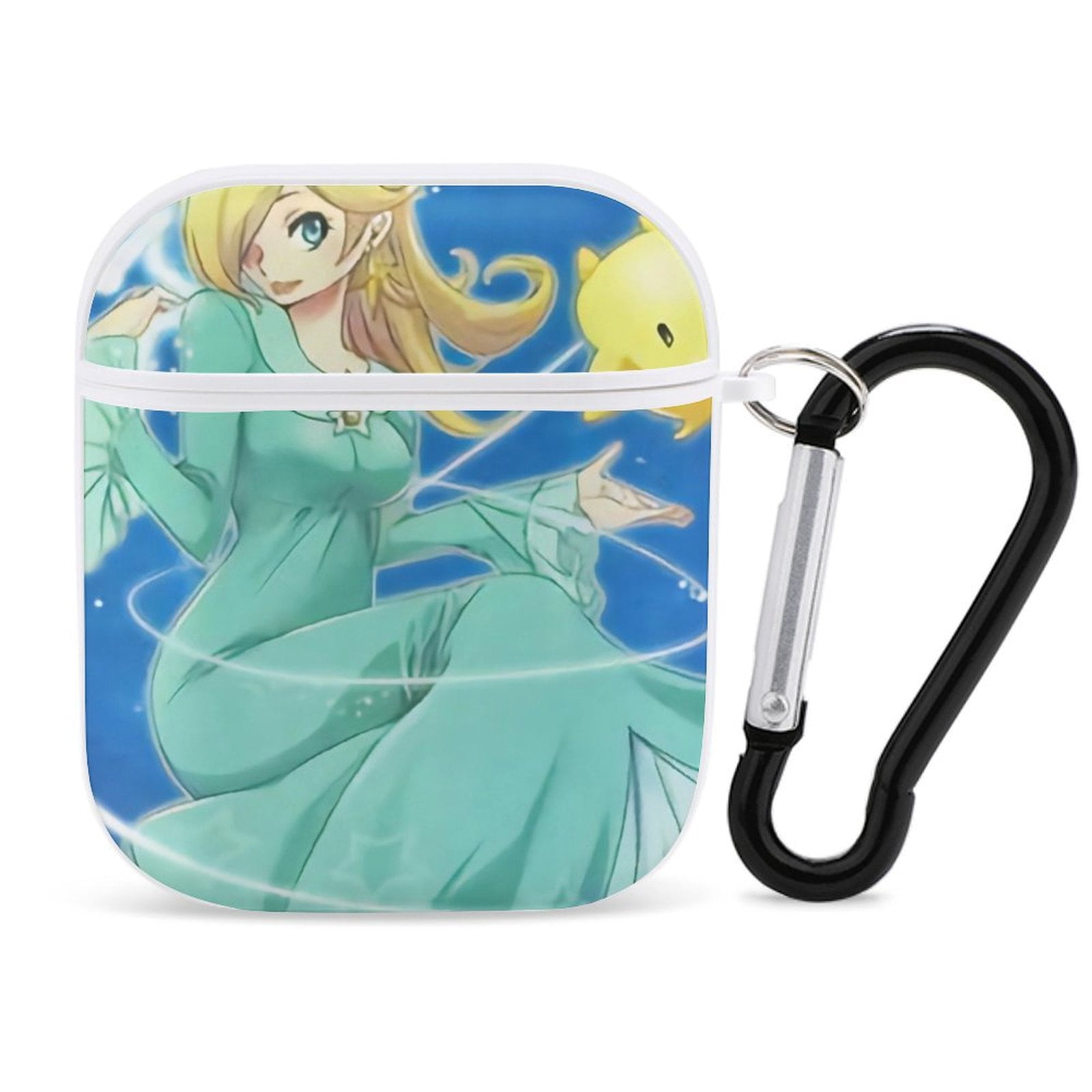 for AirPods Case Cover,Mario Rosalina Airpod Case with Carabiner,PC ...