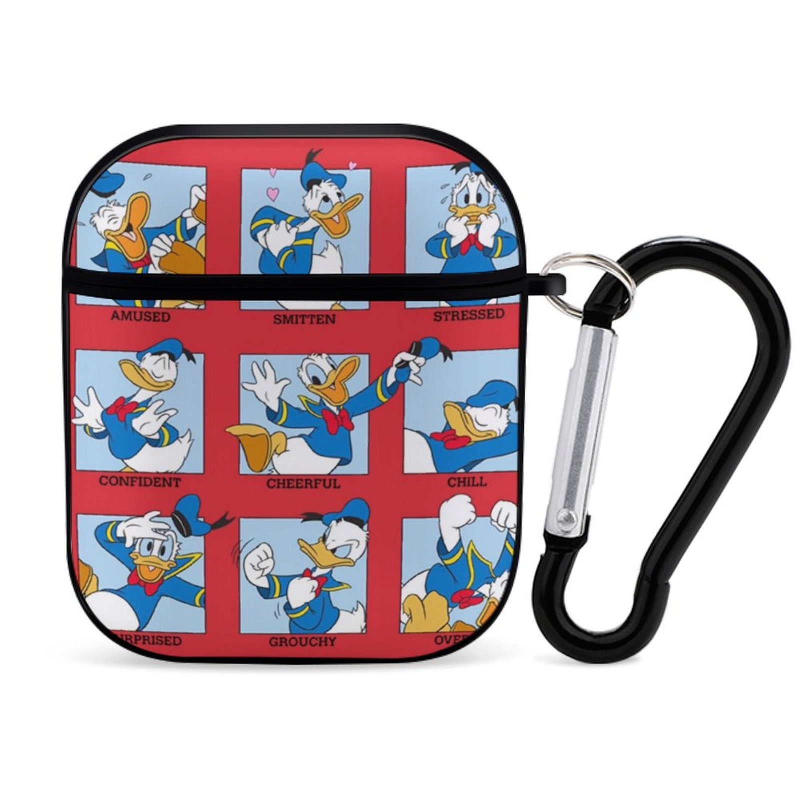 for AirPods Case Cover,Mickey & Friends Moods of Donald Duck Airpod ...