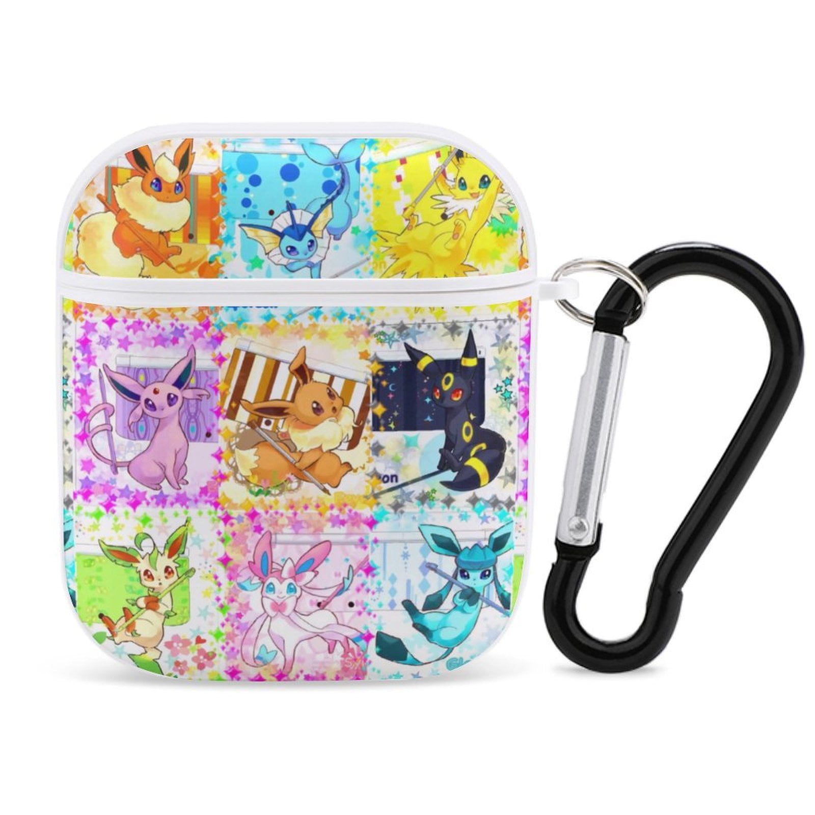 for AirPods Case Cover,Pokémon Pikachu Eevee Evolutions Airpod Case ...