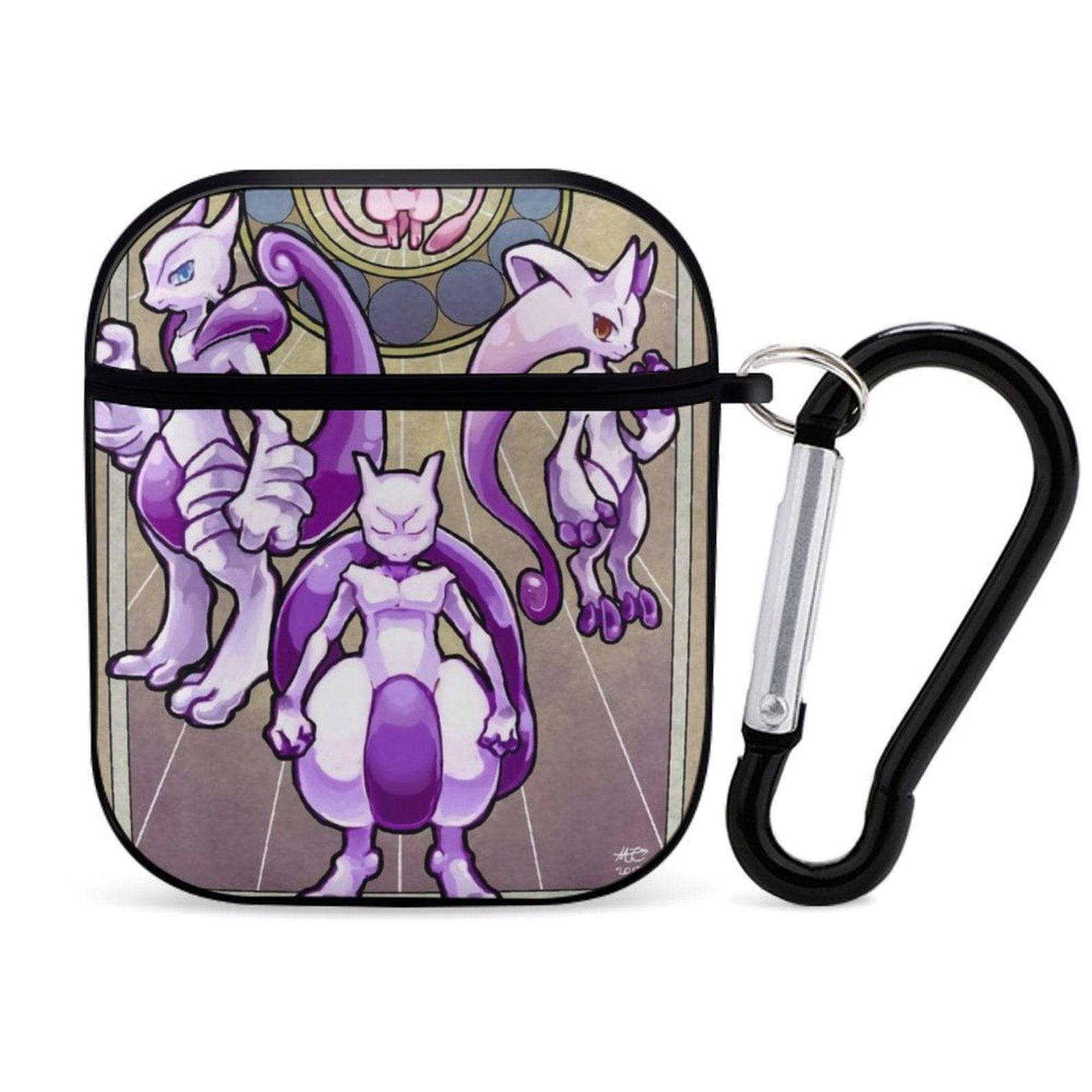 for AirPods Case Cover,Pokémon Pikachu Mewtwo Airpod Case,PC Hard Shell ...