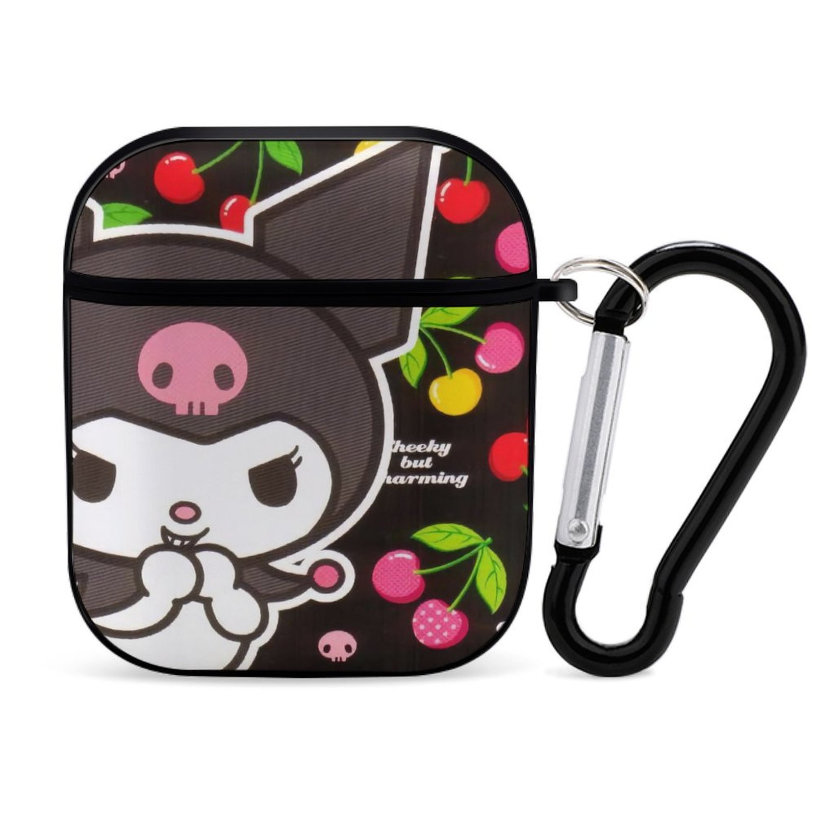 for AirPods Case Cover,Sanrio-Kuromi Cherry Airpod Case,PC Hard Shell ...