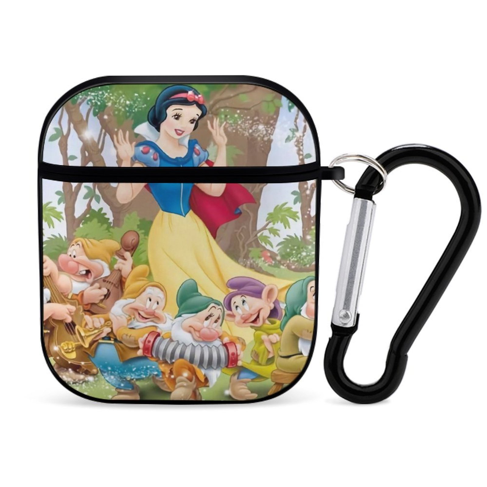 for AirPods Case Cover,Snow White And The Seven Dwarfs Front & Back ...
