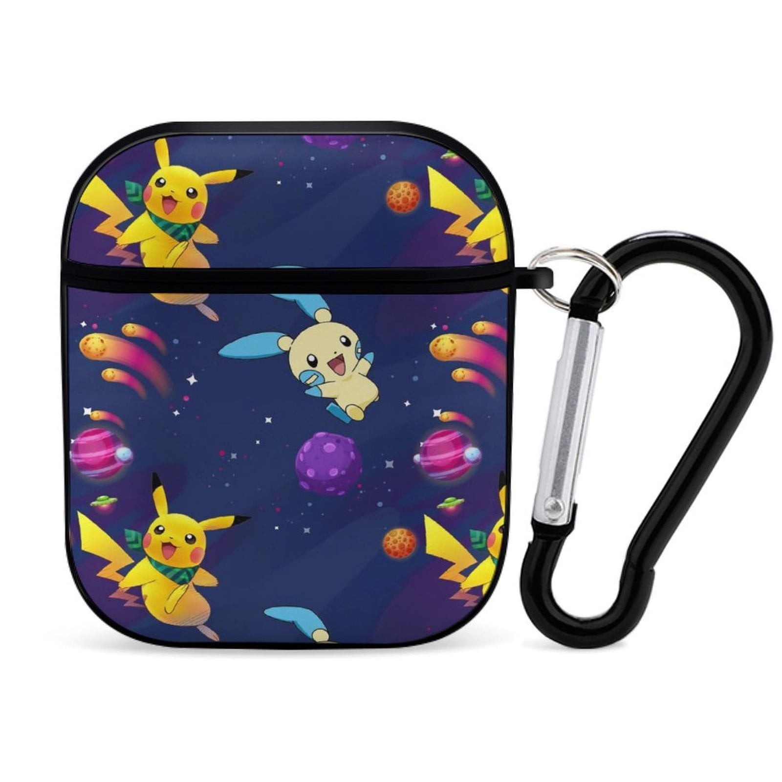 for AirPods Case Cover,Space Pokémon Pikachu Airpod Case,PC Hard Shell ...