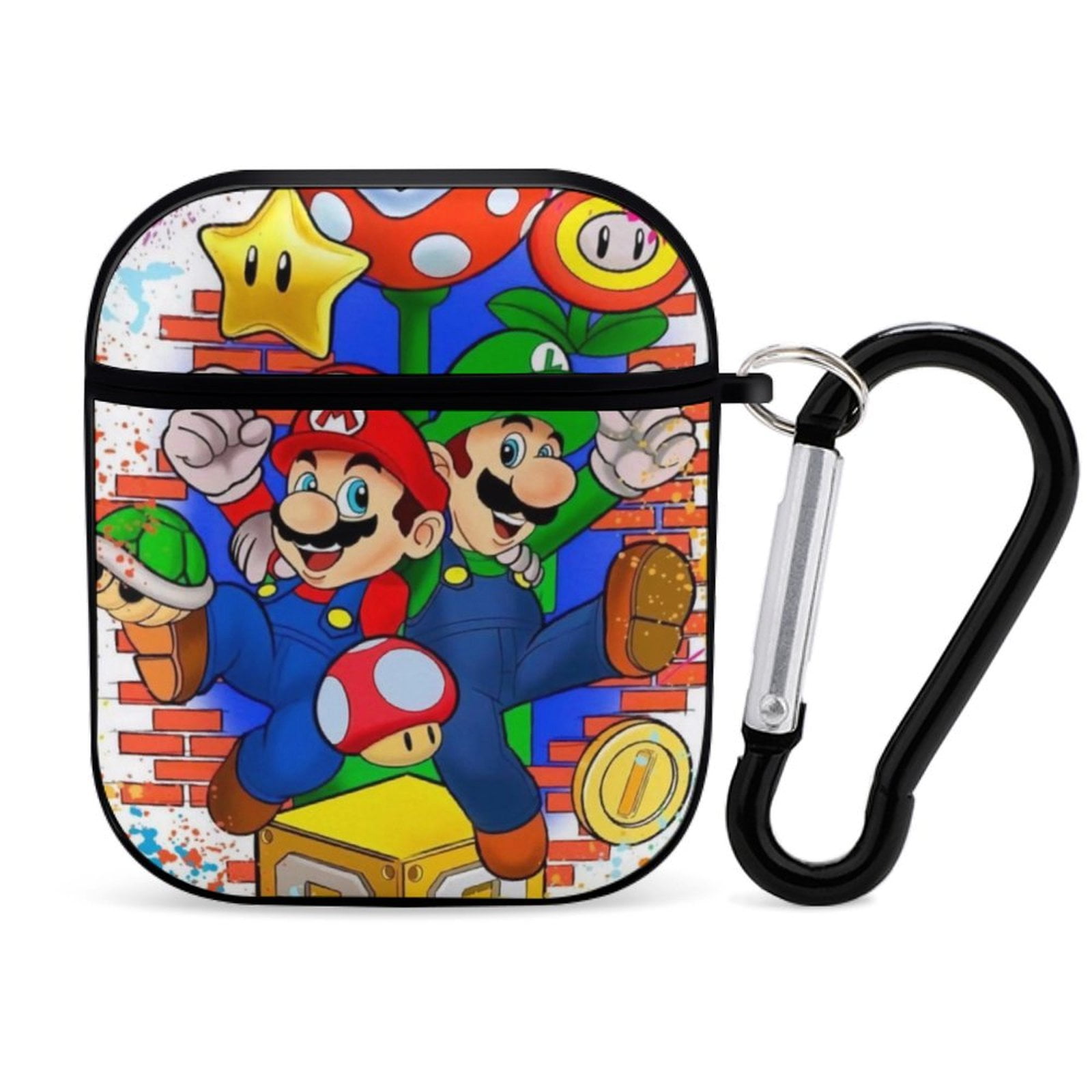 for AirPods Case Cover,Super Mario Luigi Airpod Case,PC Hard Shell ...