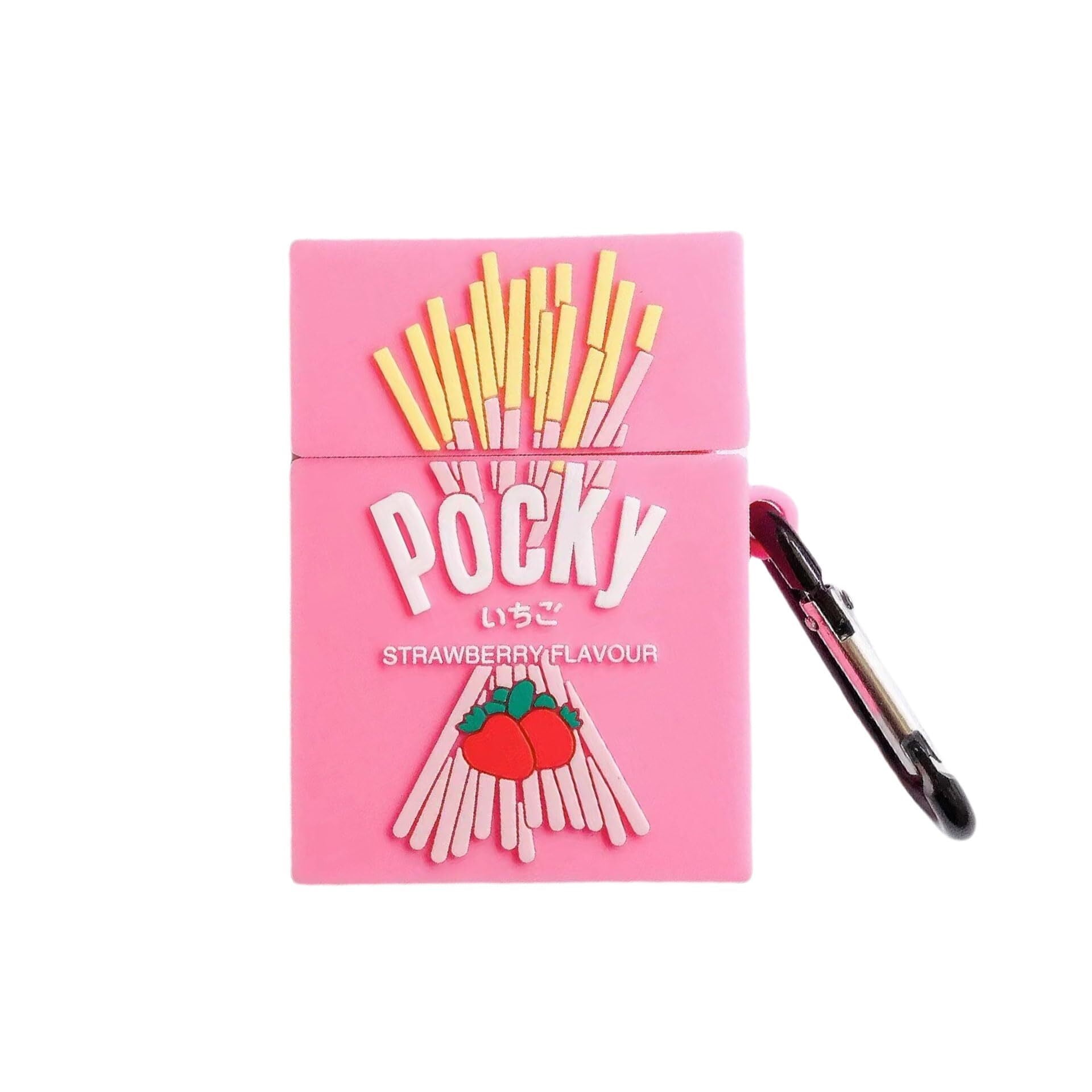 AirPods Case, Creative Funny Strawberry Flavor Finger Biscuit Box Shape ...