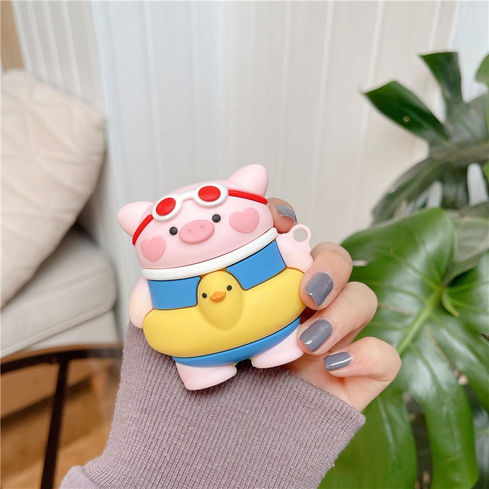 AirPods Case Cute Cartoon 3D, GMYLE Silicone Protective Shockproof ...