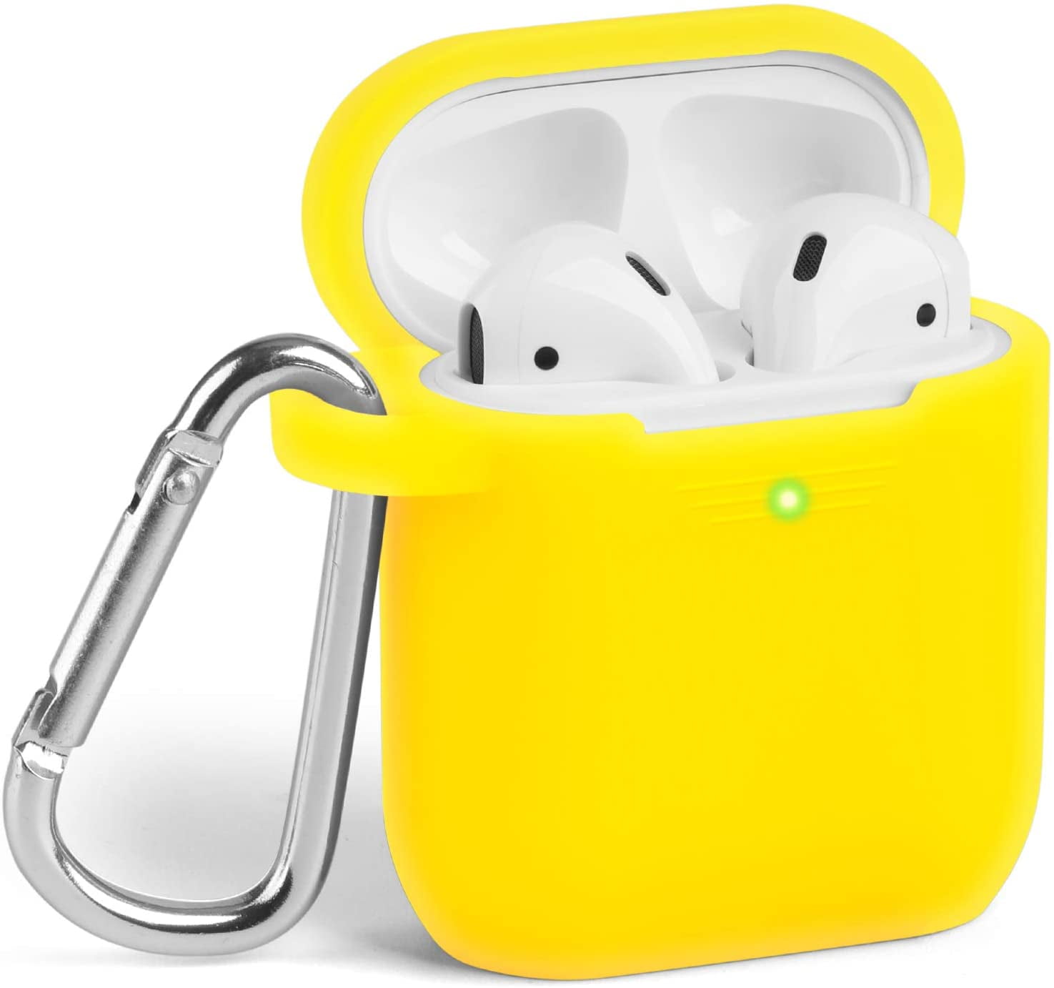 AirPods Case [Front LED Visible], GMYLE Silicone Protective Shockproof ...