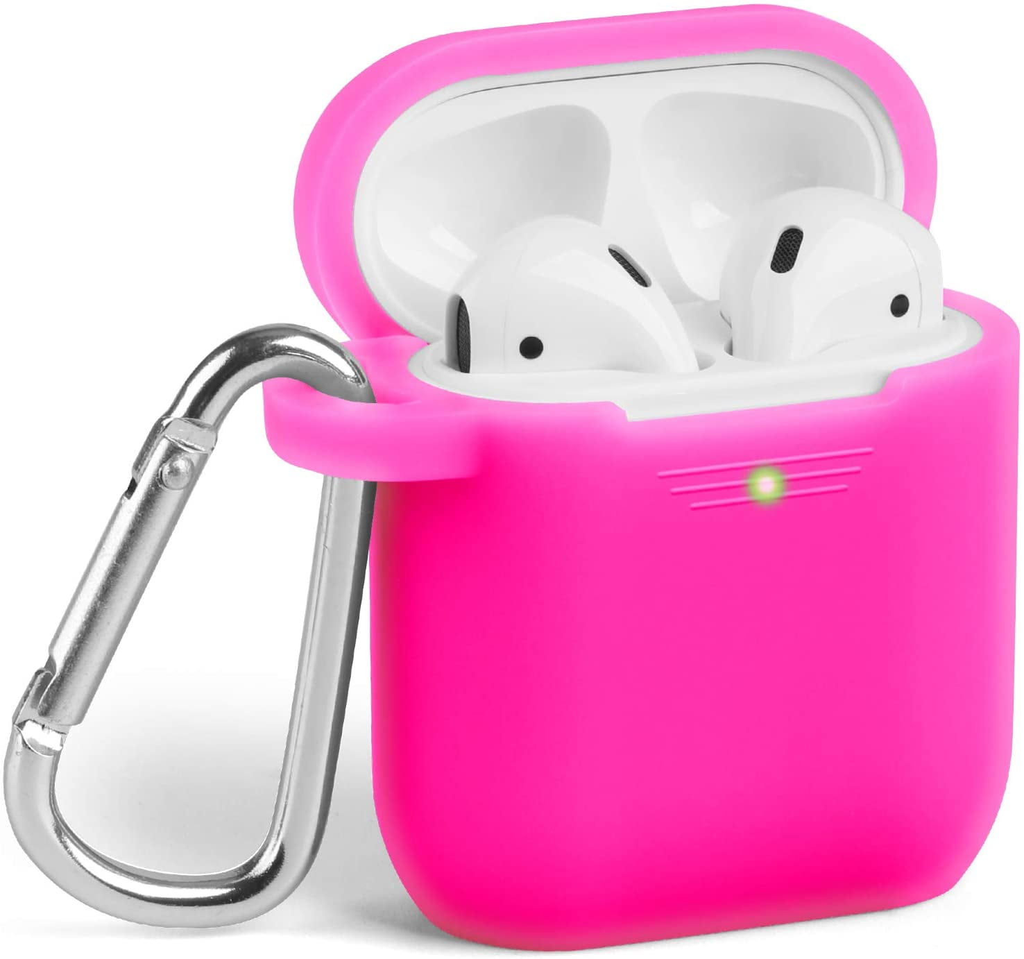 AirPods Case [Front LED Visible], GMYLE Silicone Protective Shockproof ...