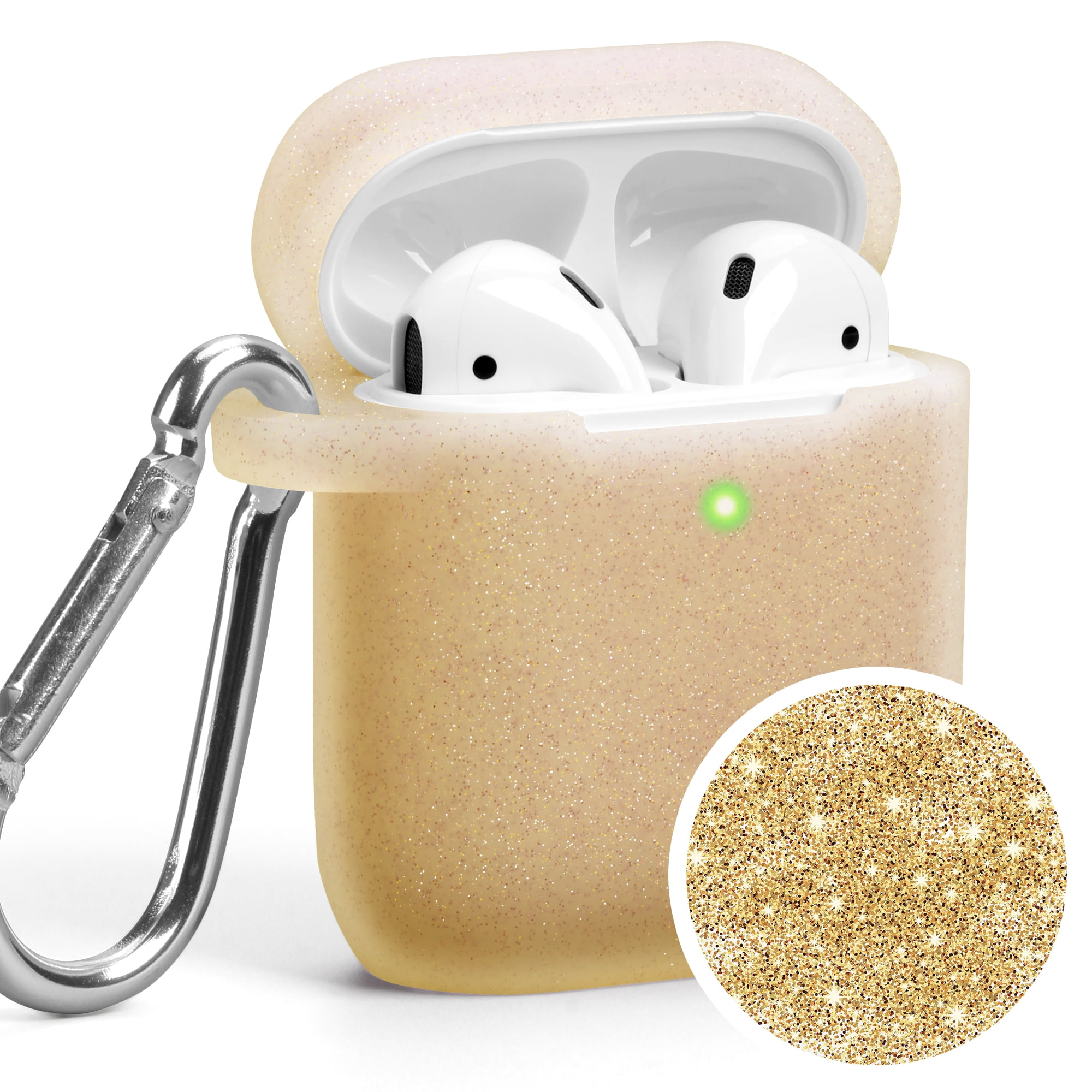 AirPods Case [Front LED Visible], GMYLE Silicone Protective Shockproof ...