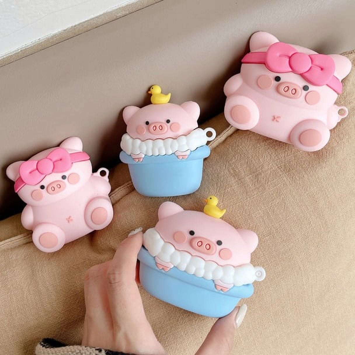 AirPods Case & AirPods Pro Case Available Cute Pig Cartoon Characters ...