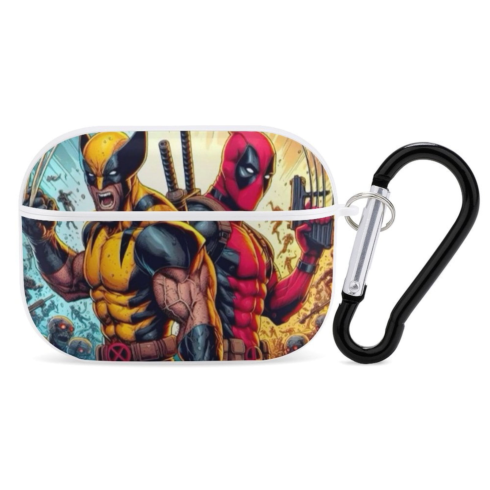 for AirPods Pro 2 Case Cover with Keychain,Deadpool & Wolverine Airpod ...