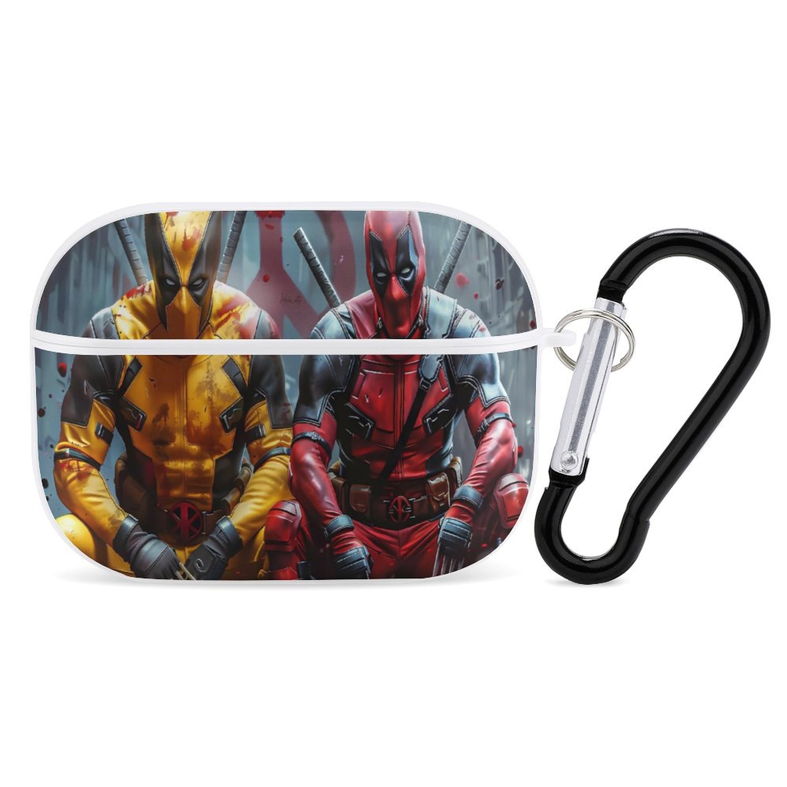 for AirPods Pro 2 Case Cover with Keychain,Deadpool & Wolverine Airpod ...