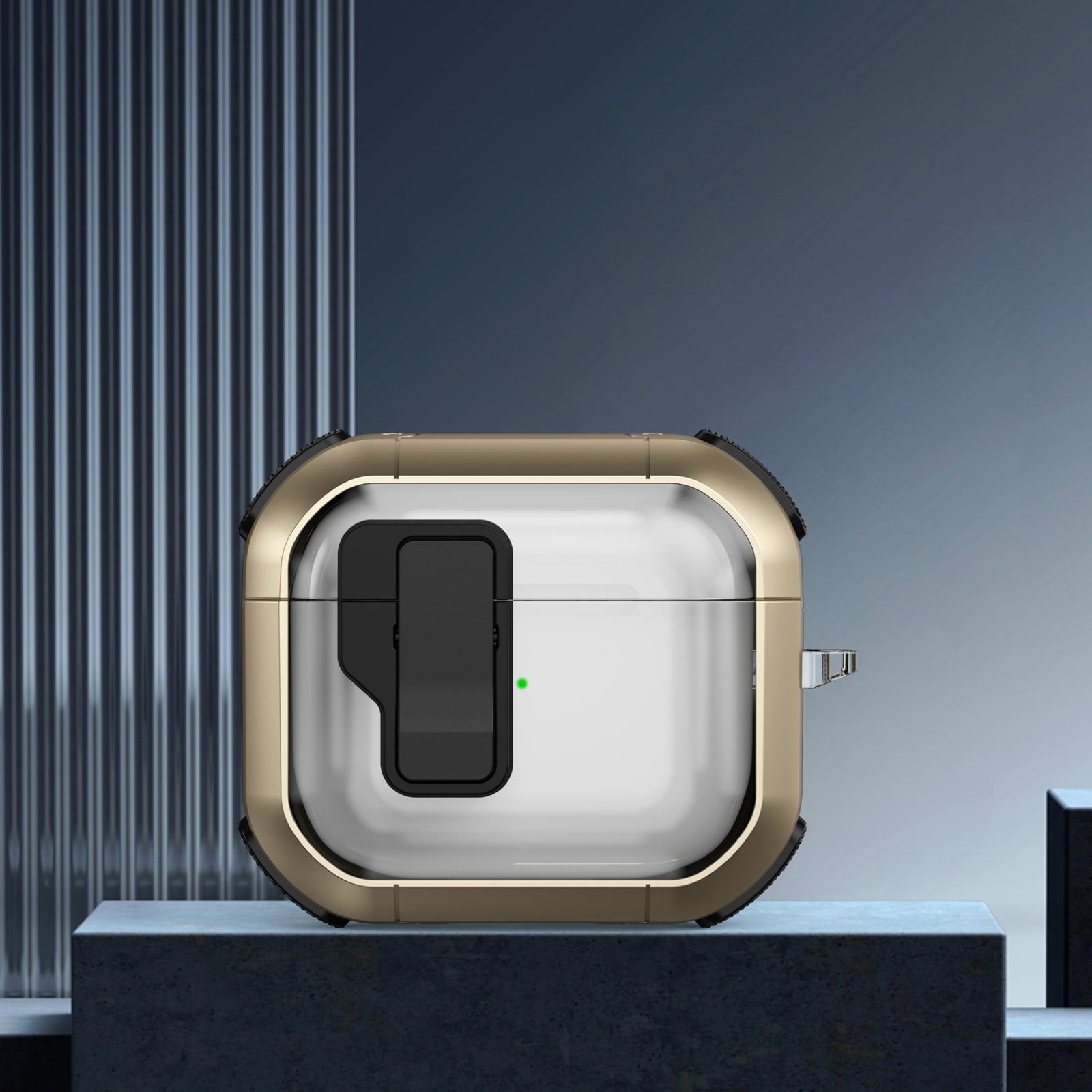 for AirPods Pro 2019 Case Cover with Lock Clip, Rugged AirPods Pro 2019 ...