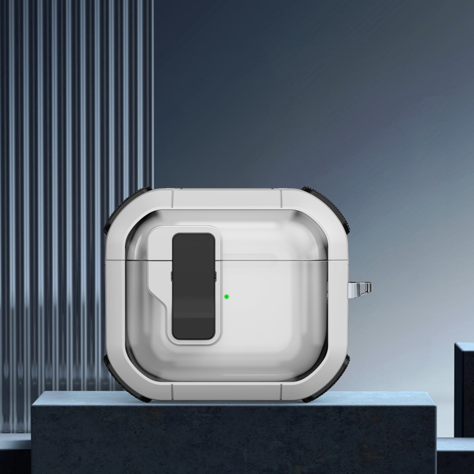 for AirPods Pro 2019 Case Cover with Lock Clip, Rugged AirPods Pro 2019 ...