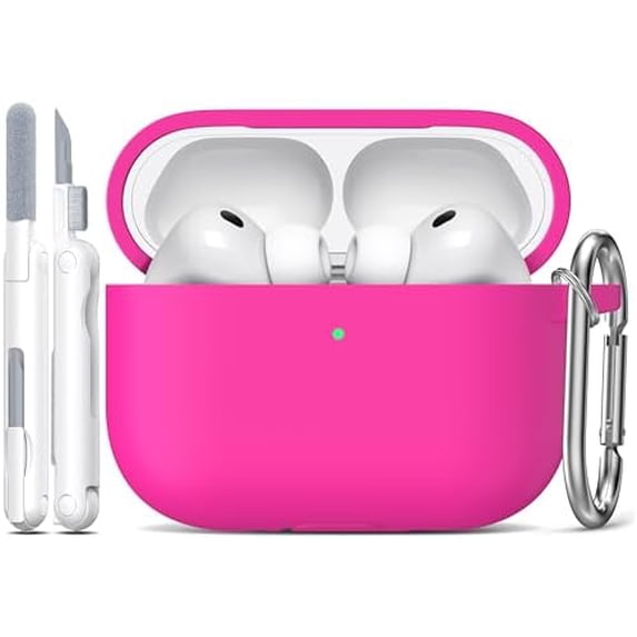 for AirPods Pro 3 Case (2025), Soft Silicone Protective Case Cover ...