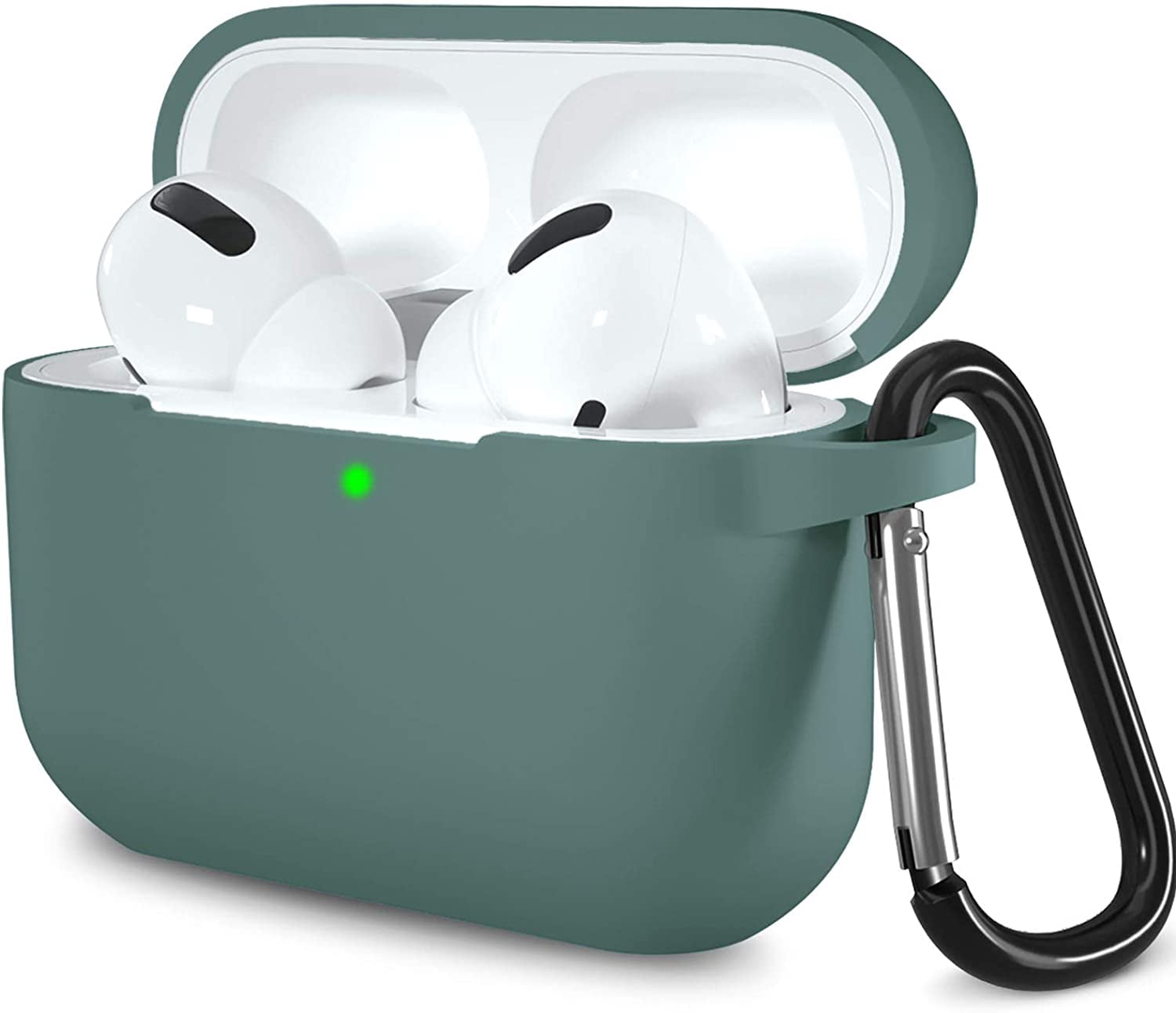 AirPods Pro Case 2019,Shock-Proof Silicone Skin Full Protective Cover ...
