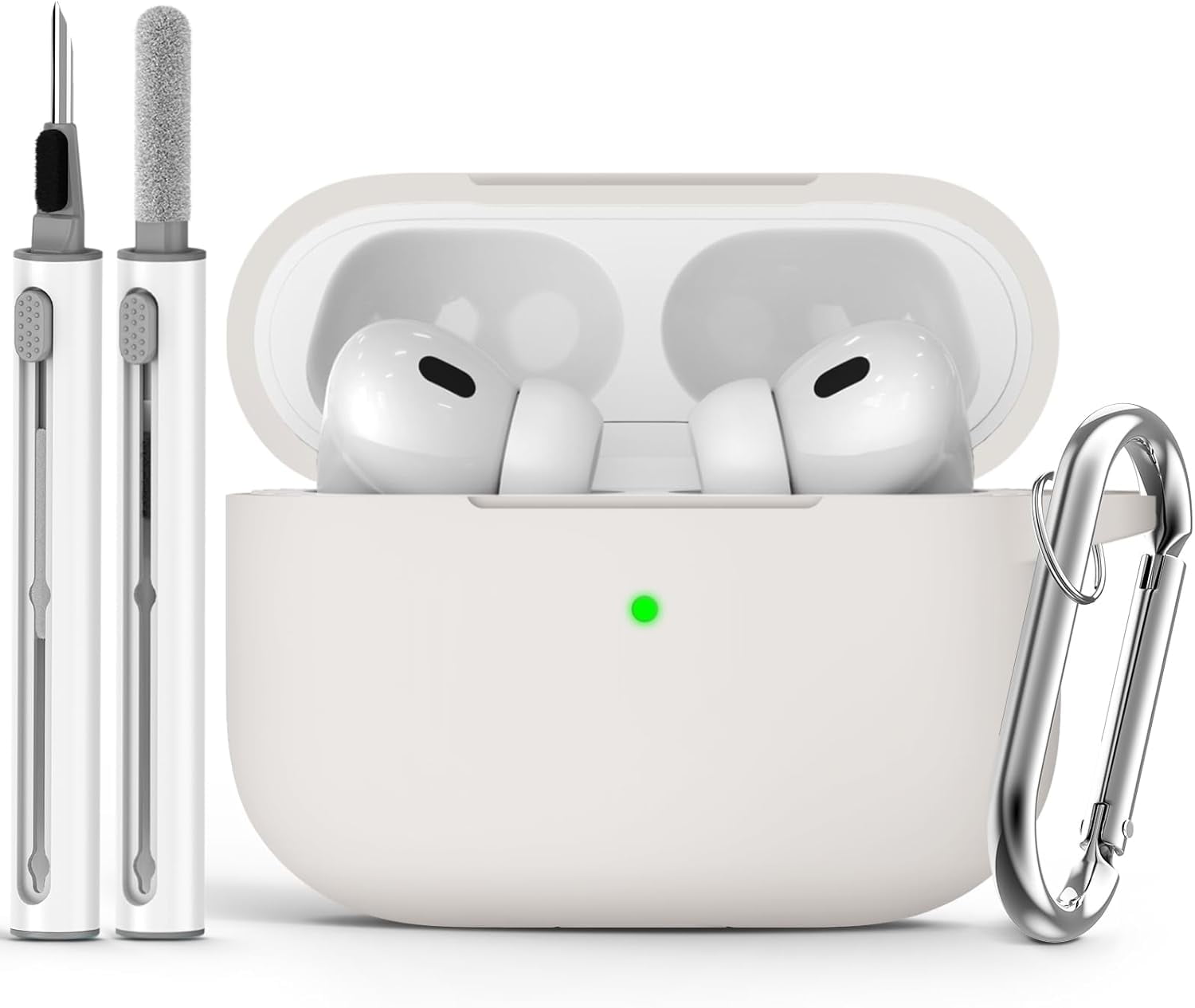 for AirPods Pro Case Cover with Cleaner Kit,Soft Silicone Protective ...