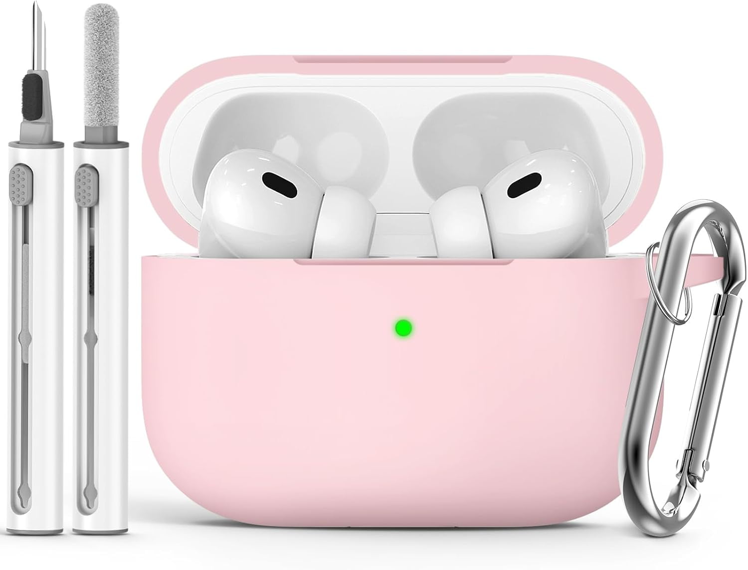 for AirPods Pro Case Cover with Cleaner Kit,Soft Silicone Protective ...