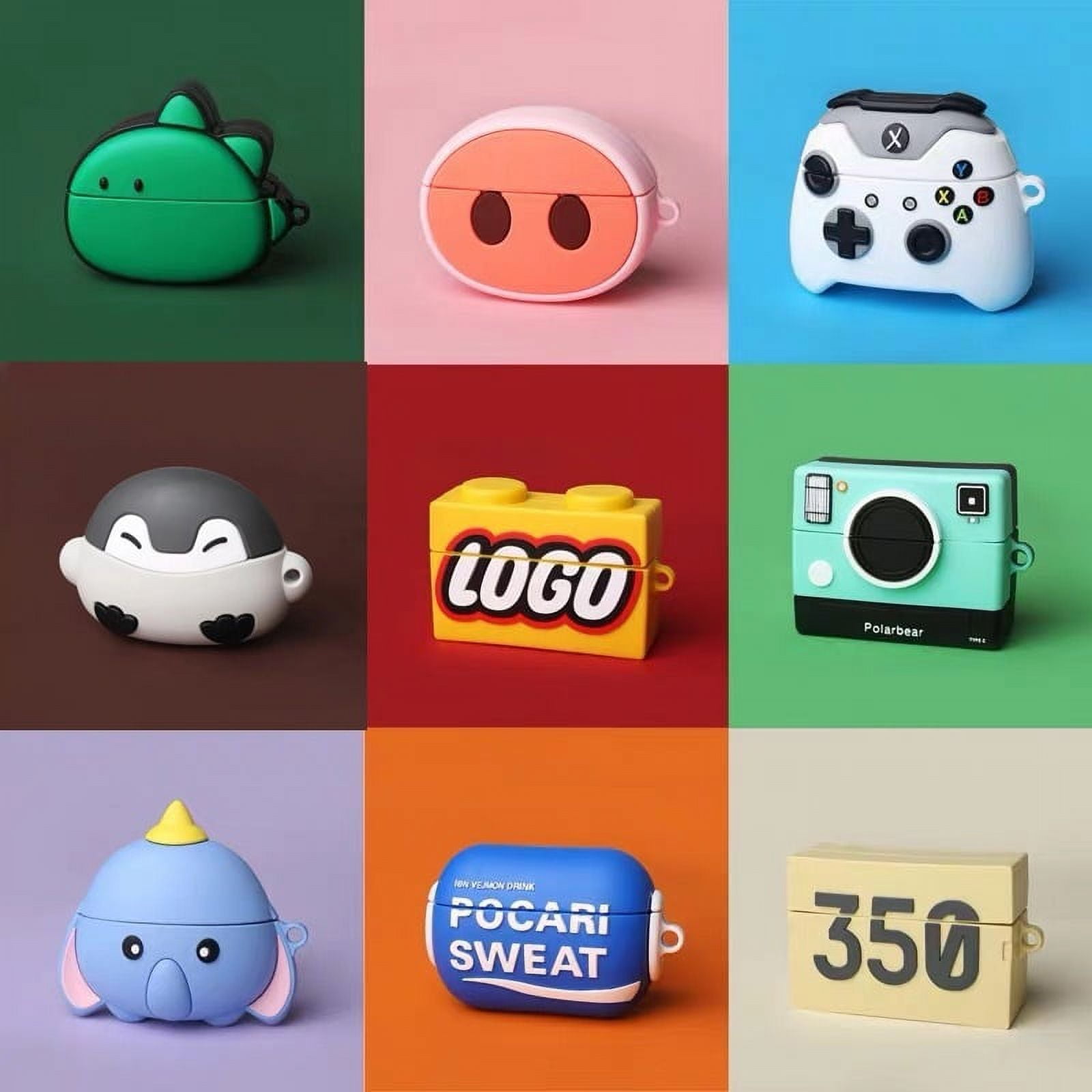 AirPods Pro Case Cute Cartoon 3D Fun Retro Vintage, GMYLE Silicone ...