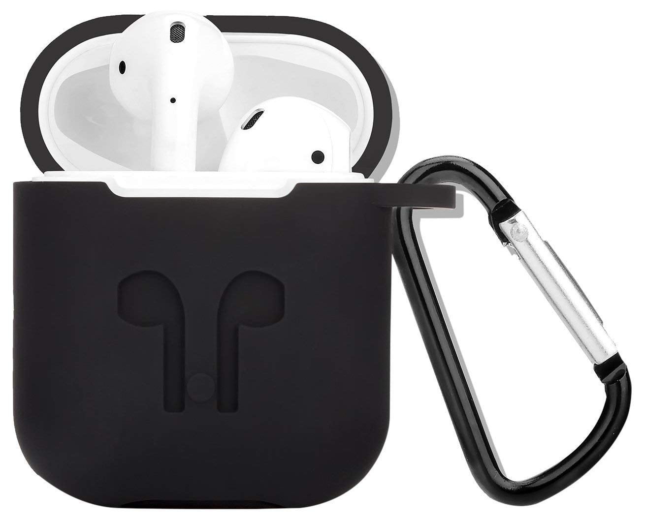 AirPods Silicone Case Cover with Keychain - Protective Skin for Apple ...