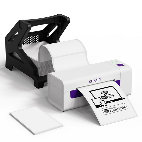 AirPrint Thermal Label Printer, Wireless Wi-Fi Shipping Label Printer ...