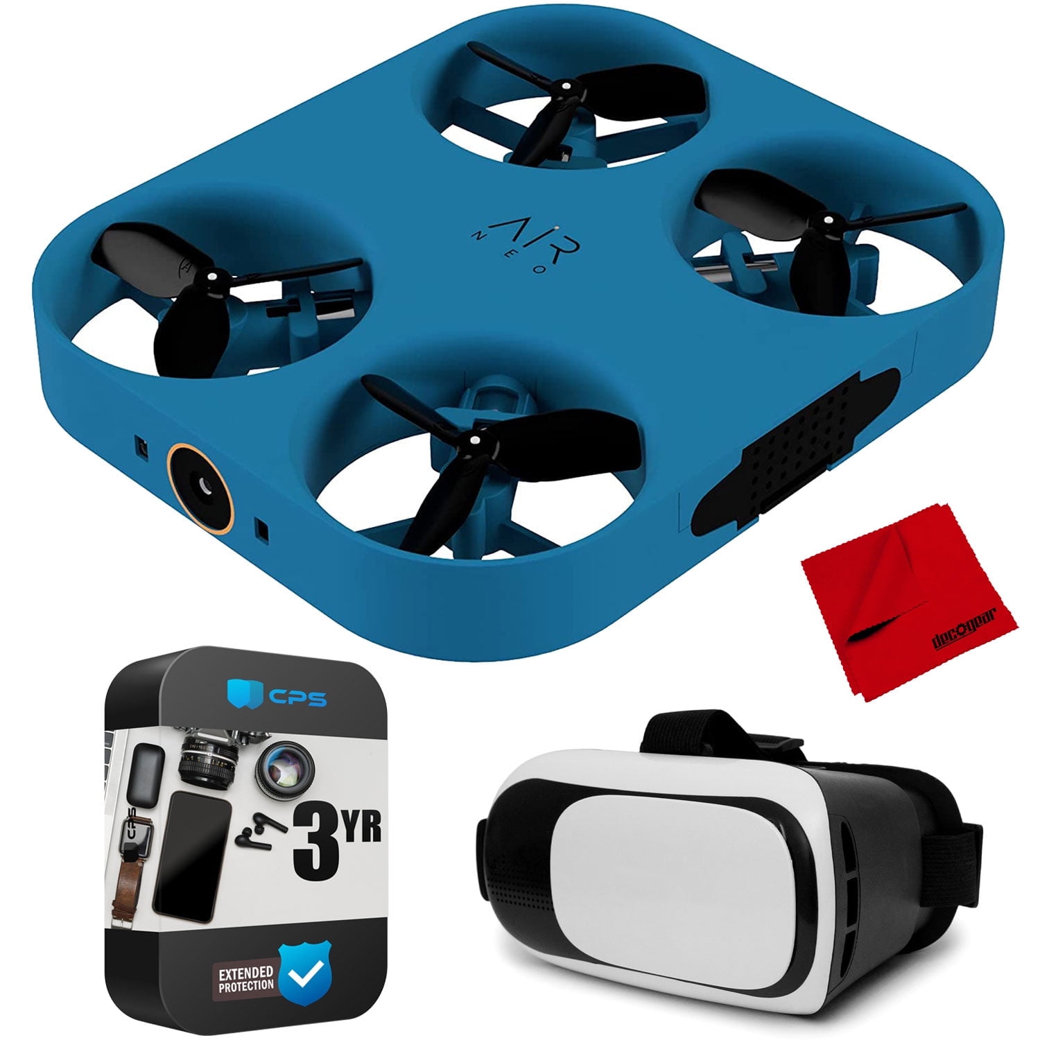 AirSelfie AIR NEO Pocket Photography Drone, 12MP, 1080p30 Bundle with ...