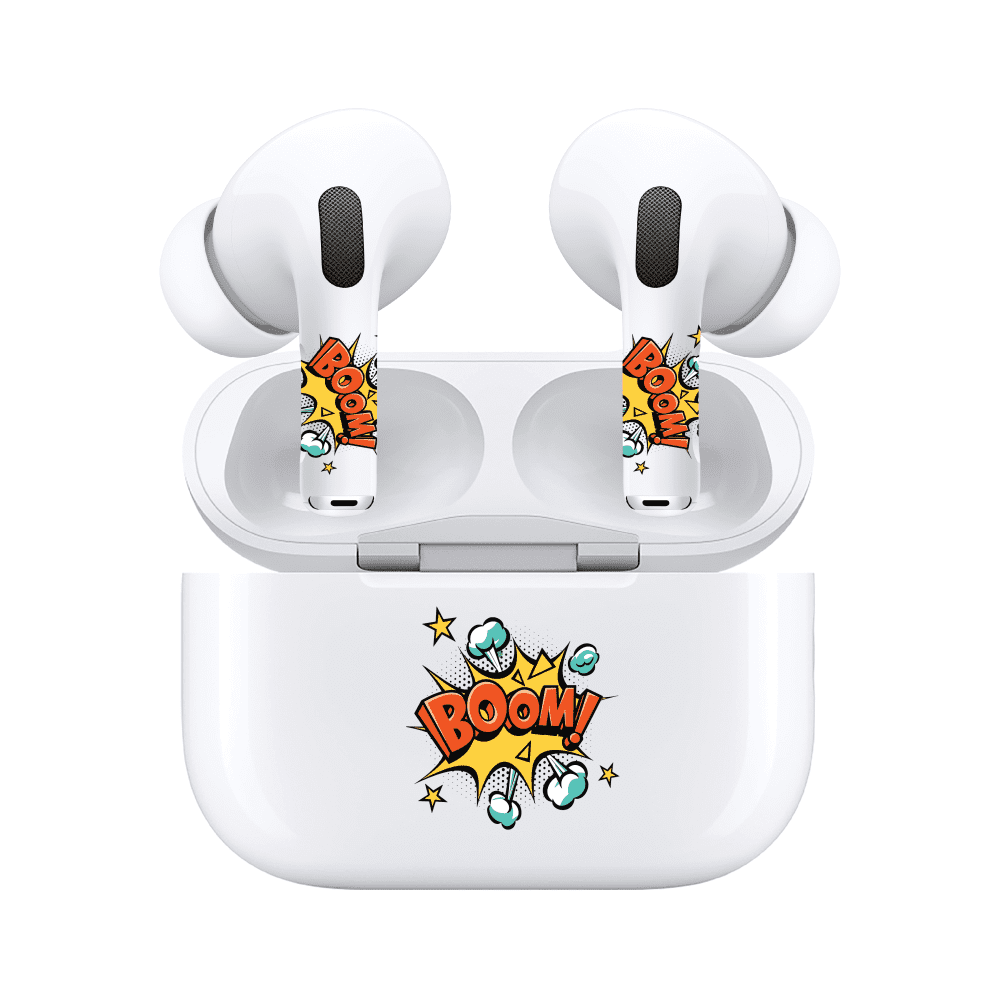 AirSkins BOOM Decal Stickers for AirPods 3 - Boom Sticker, Cool ...