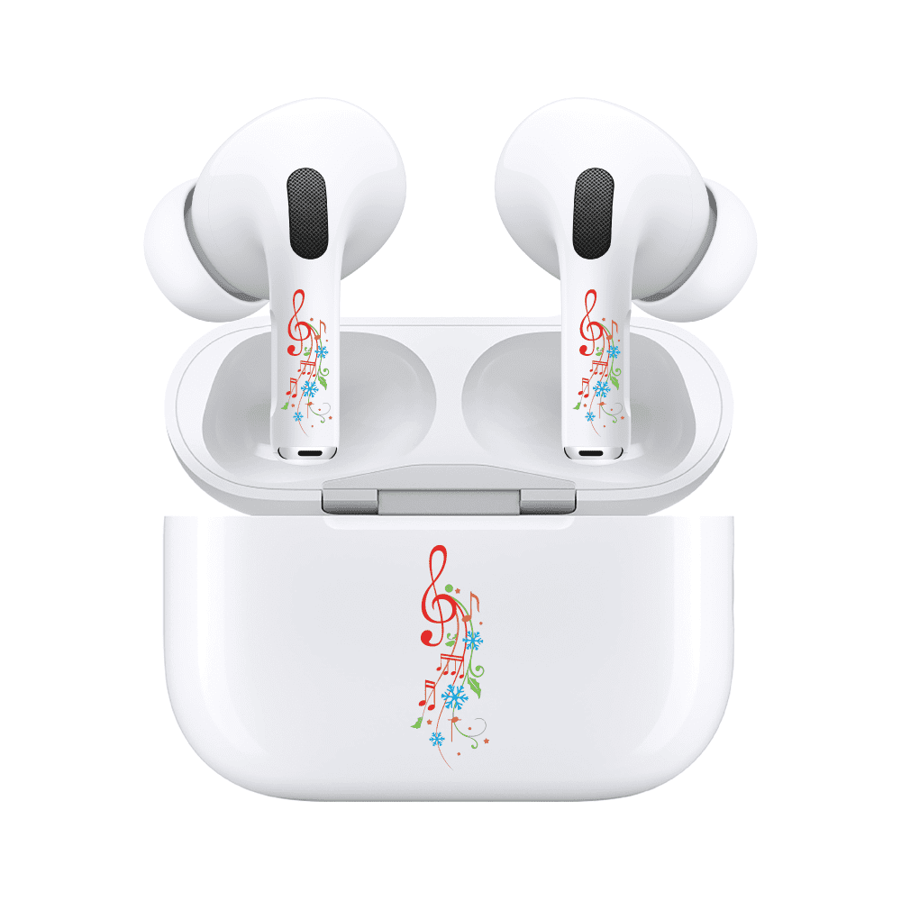 AirSkins Colorful Music Decal: Cute Aesthetic Stickers Compatible with ...