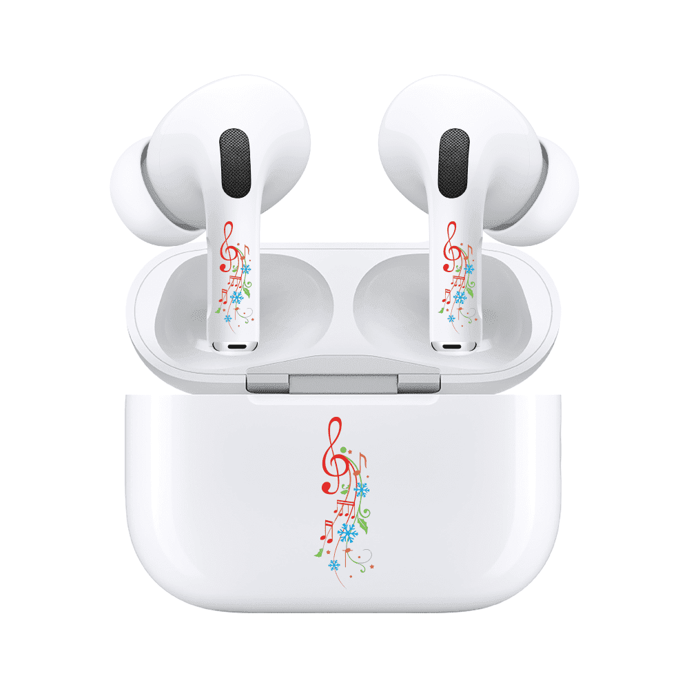 AirSkins Colorful Music Decal: Cute Aesthetic Stickers Compatible with ...
