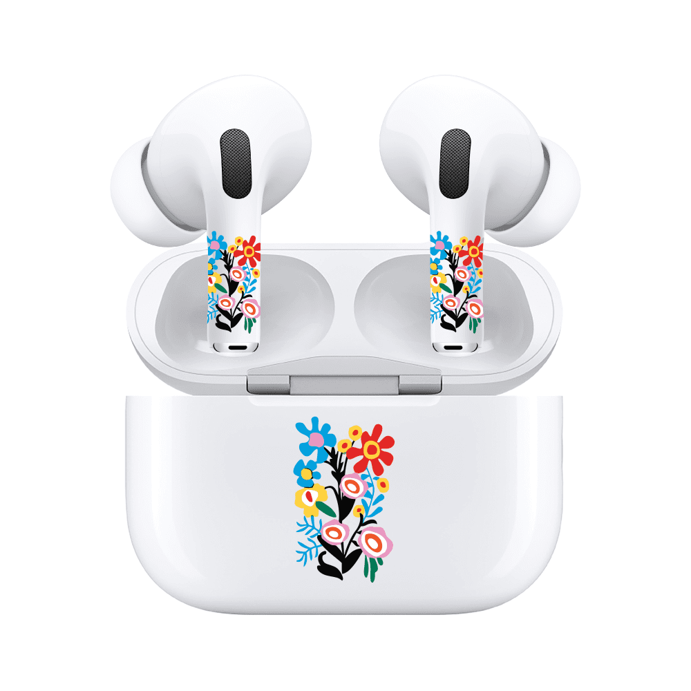 AirSkins Cute Flower Stickers for AirPods Pro & AirPods Pro 2 - Floral ...